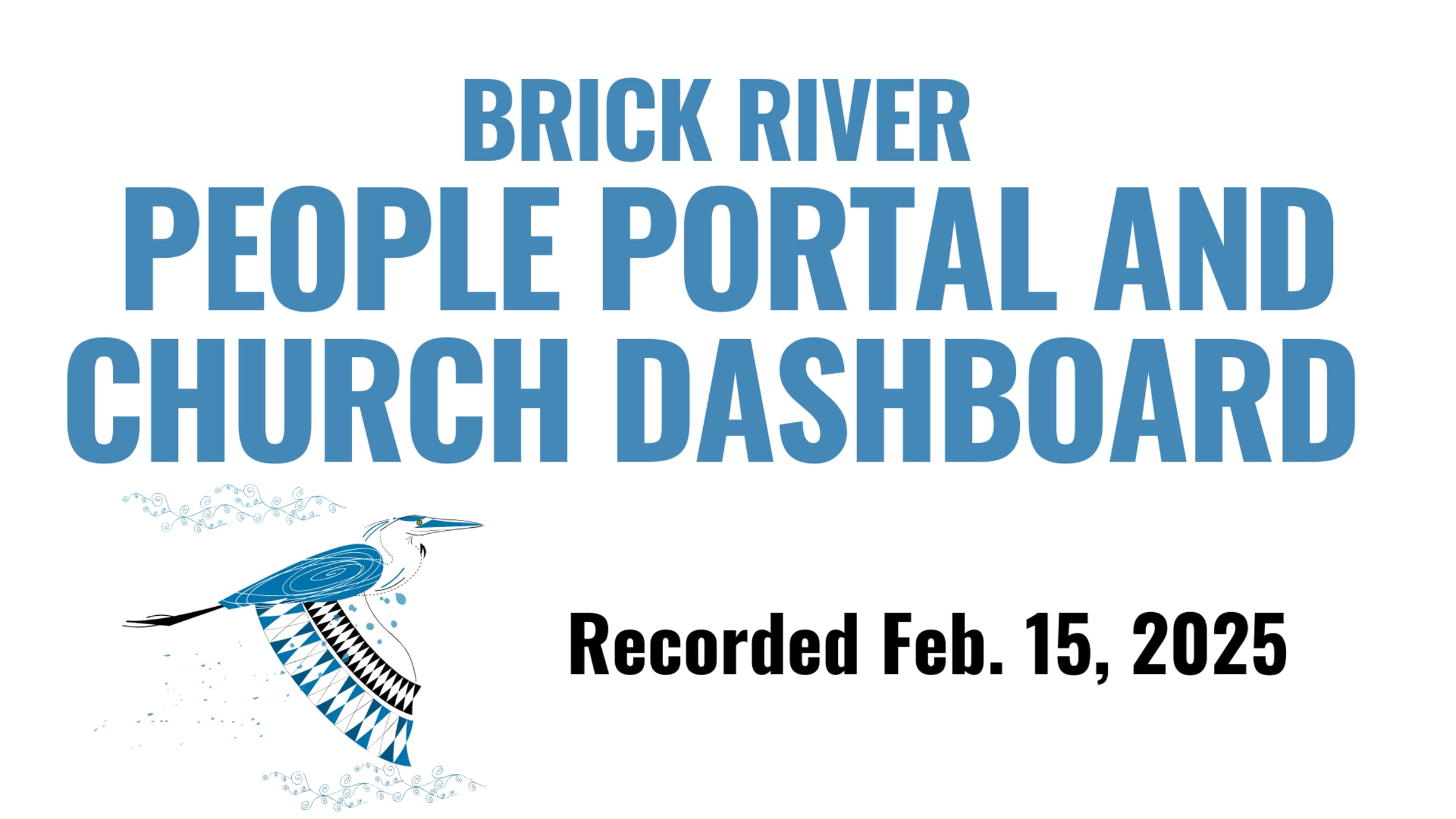 People Portal & Church Dashboard Webinar