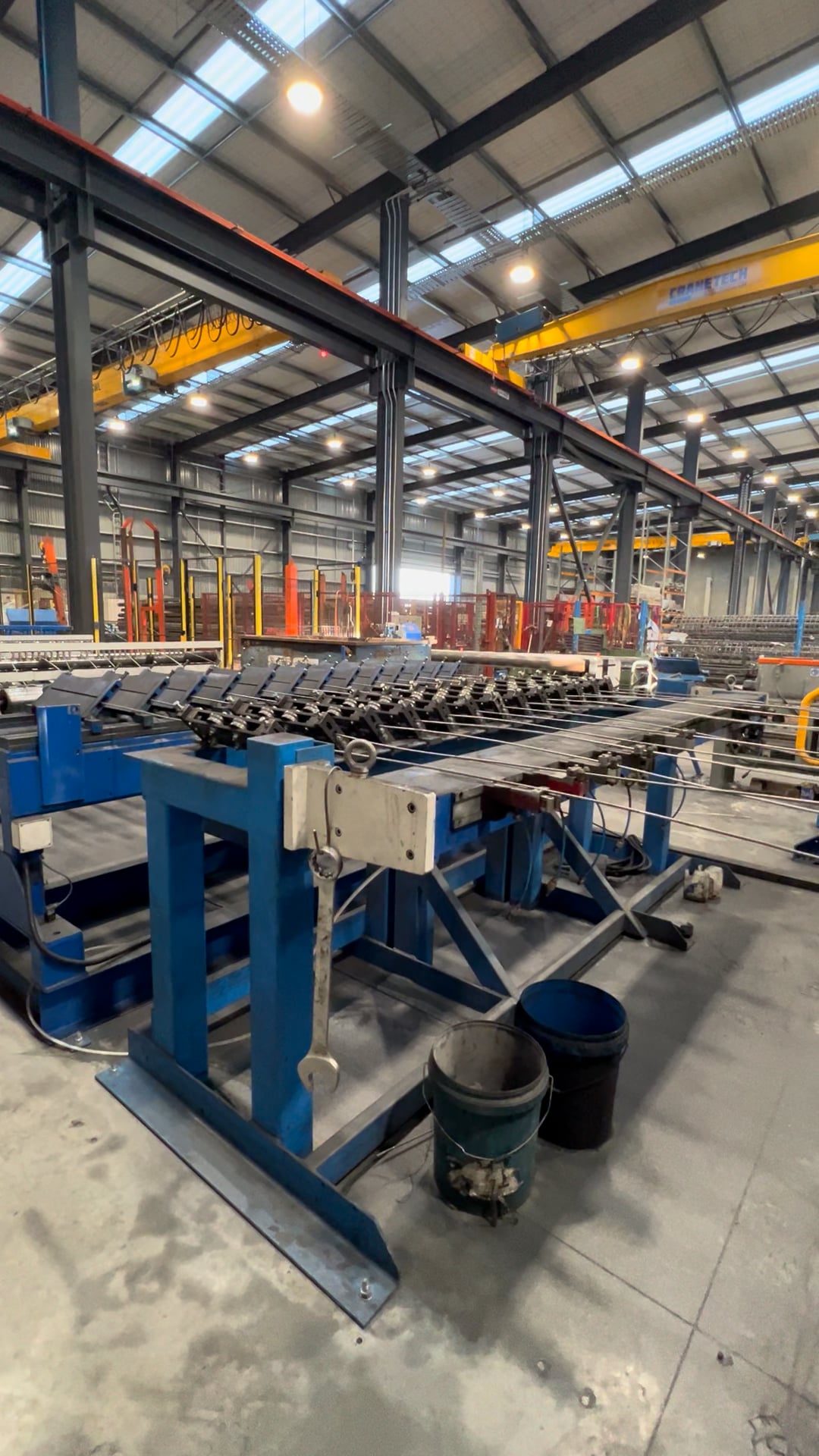 Wire straighteners and LAF set up