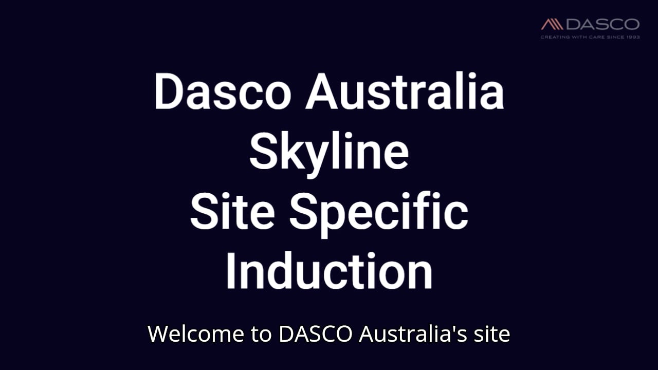 Skyline Dasco Australia Site Specific Induction