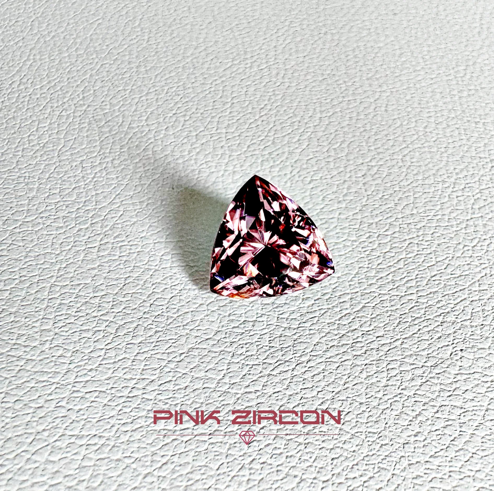 Pink Trilliant Zircon 2.67ct | Singida Mine wonder
