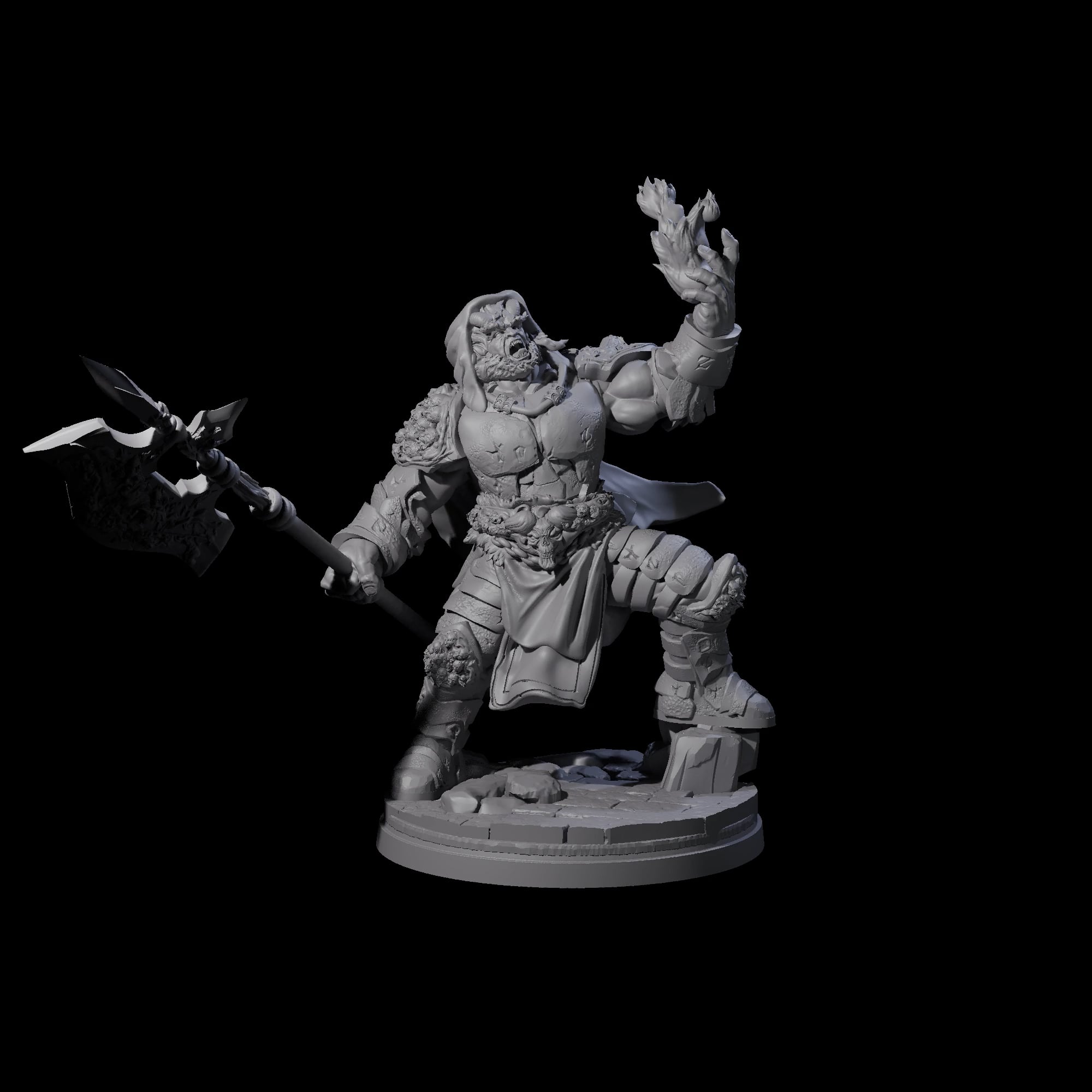 Bearded Tiefling Necromancer