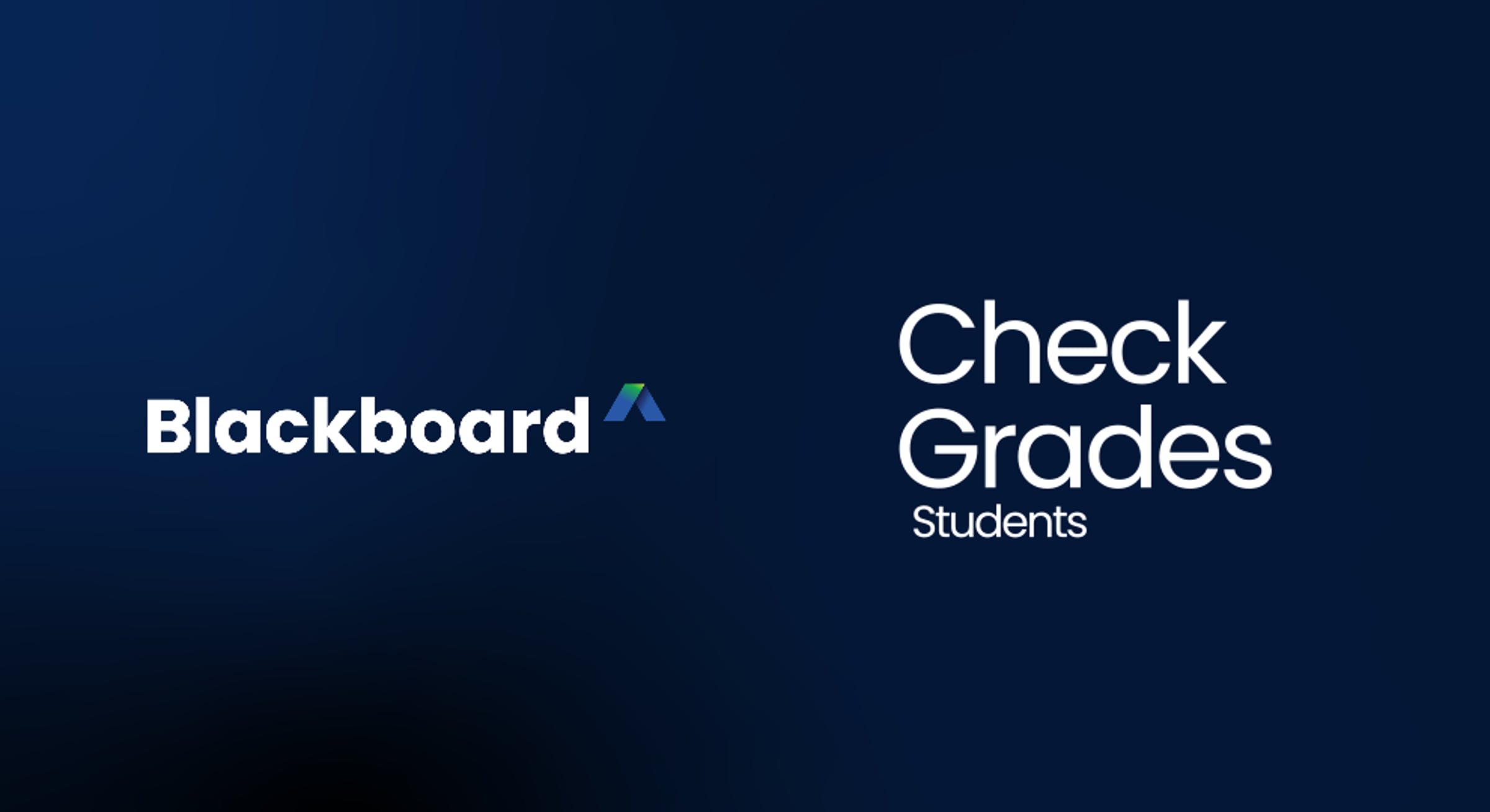 Check Grades in Blackboard - Students