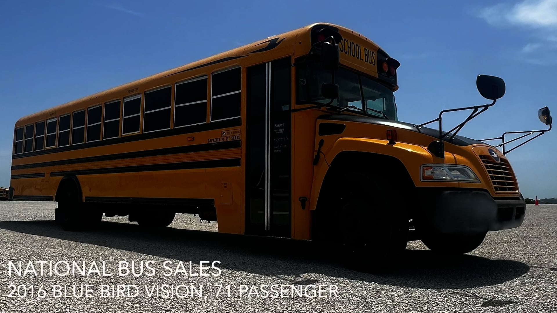 2016 Blue Bird Vision, 71 Passenger - National Bus Sales
