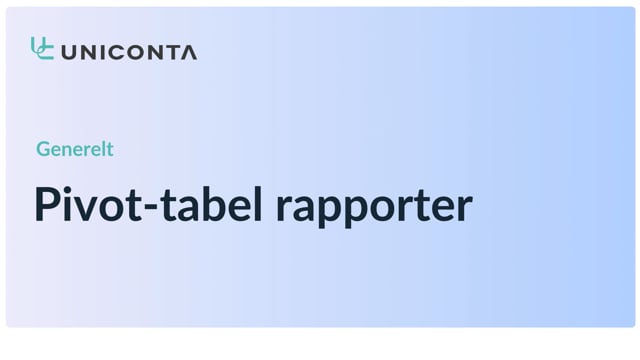 Modtag og send e-fakturaer - Uniconta