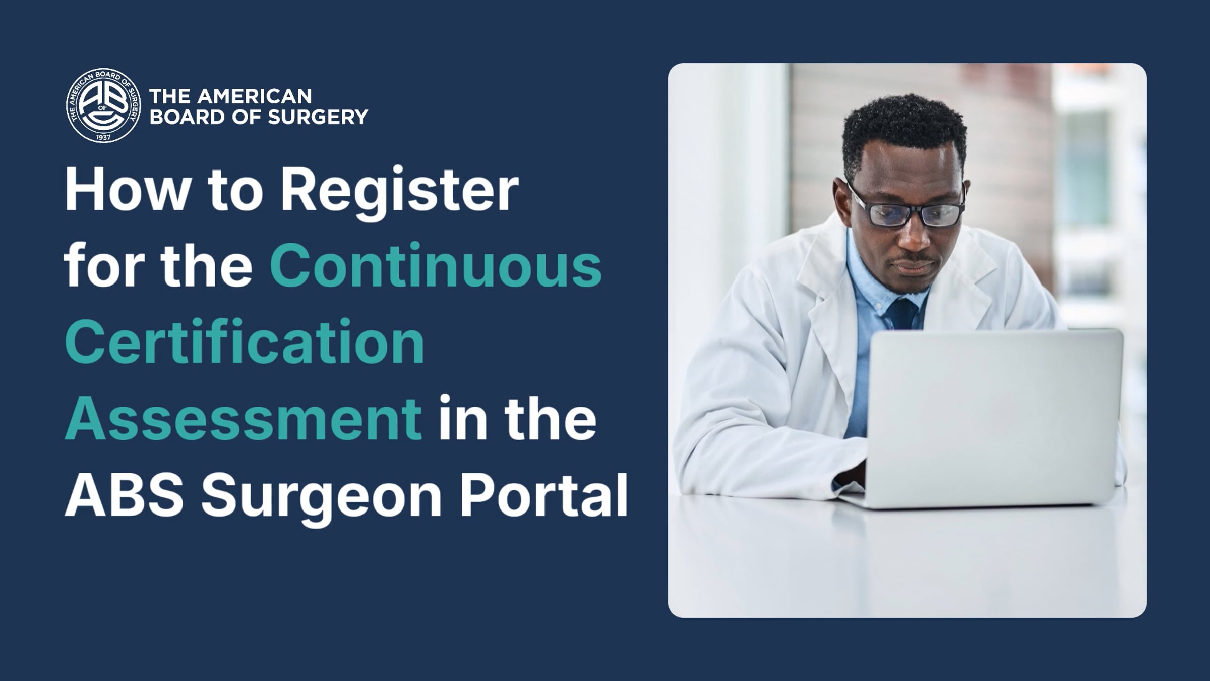 How to Register for an ABS Continuous Certification Assessment