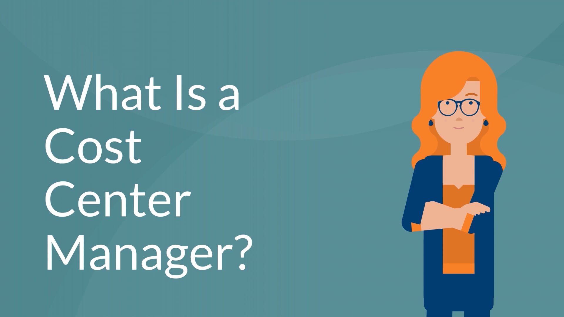 What is a Cost Center Manager?