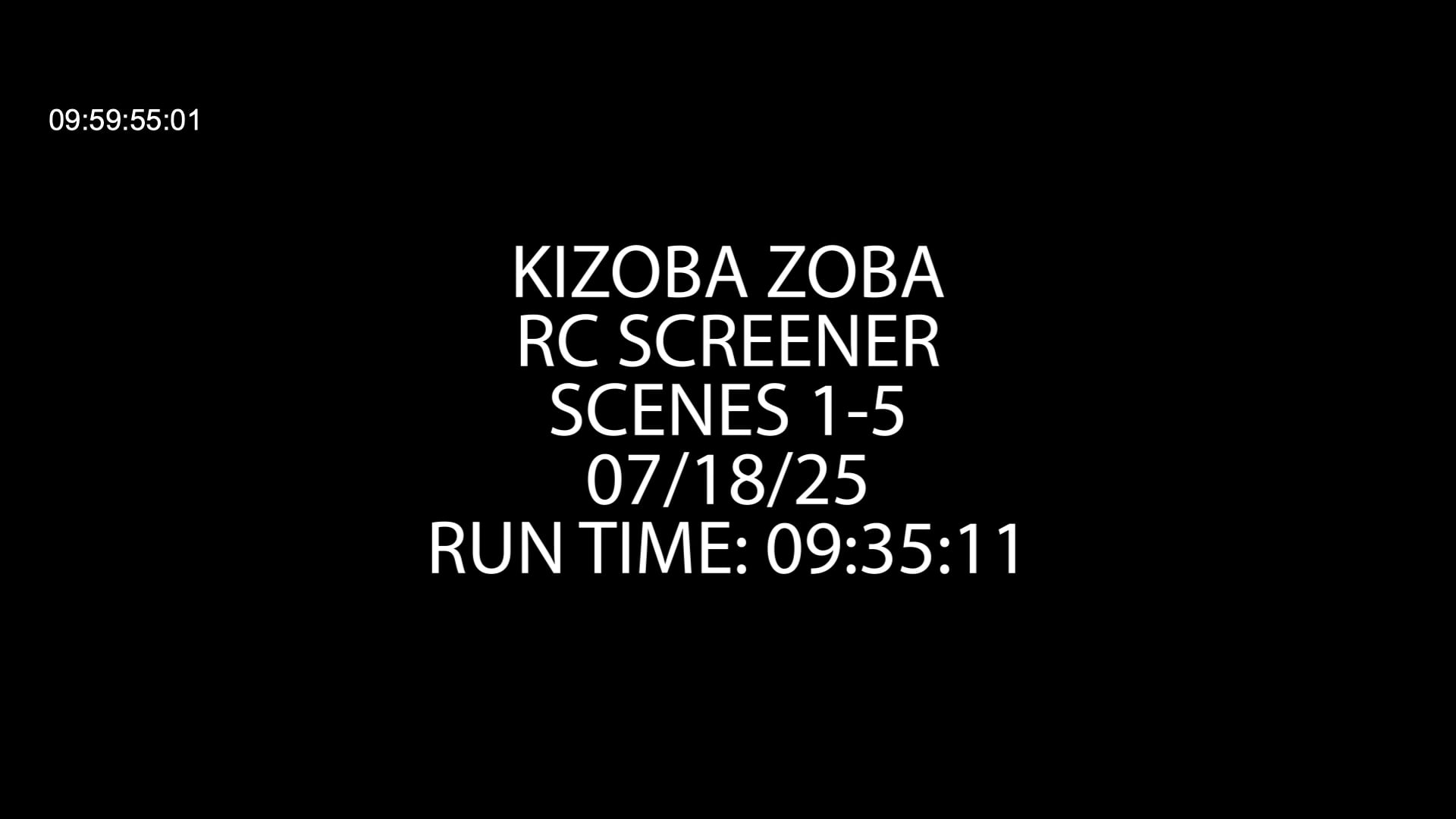 KIZOBA ZOBA_ASSEMBLY_SCENES 1 THRU 5_V1