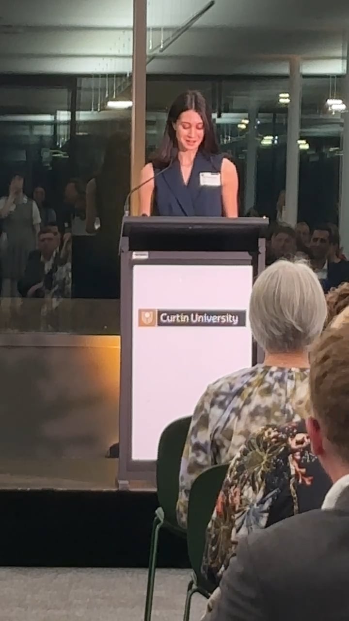 2025 Curtin Scholarship Celebration Event: Ava Nasiri Zahed Keynote