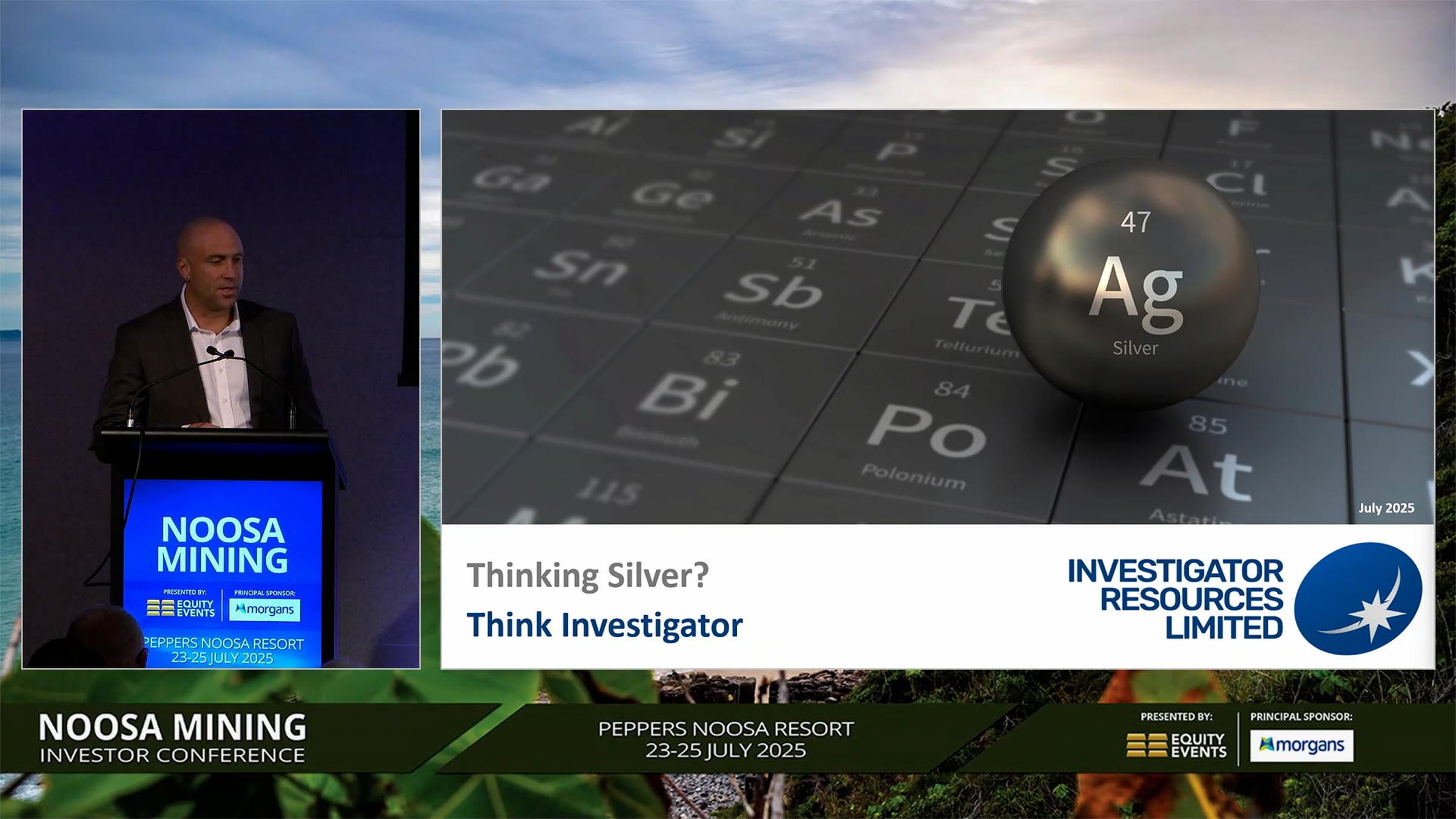 Investigator Resources - Noosa Mining Conference - 23 July 2025 2:30pm