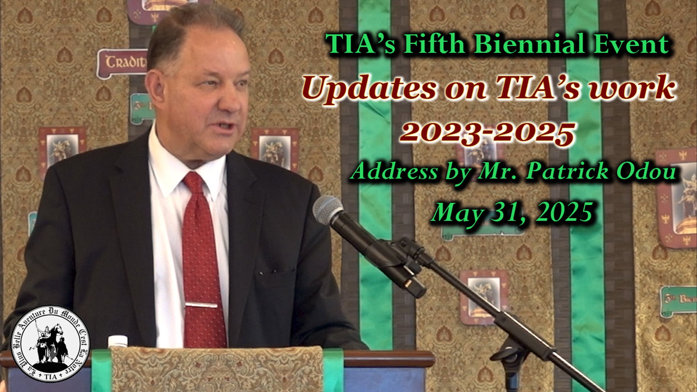 TIA's 5th BIENNIAL EVENT - 2025: Updates on 2023-2025 - Talk by Mr ...