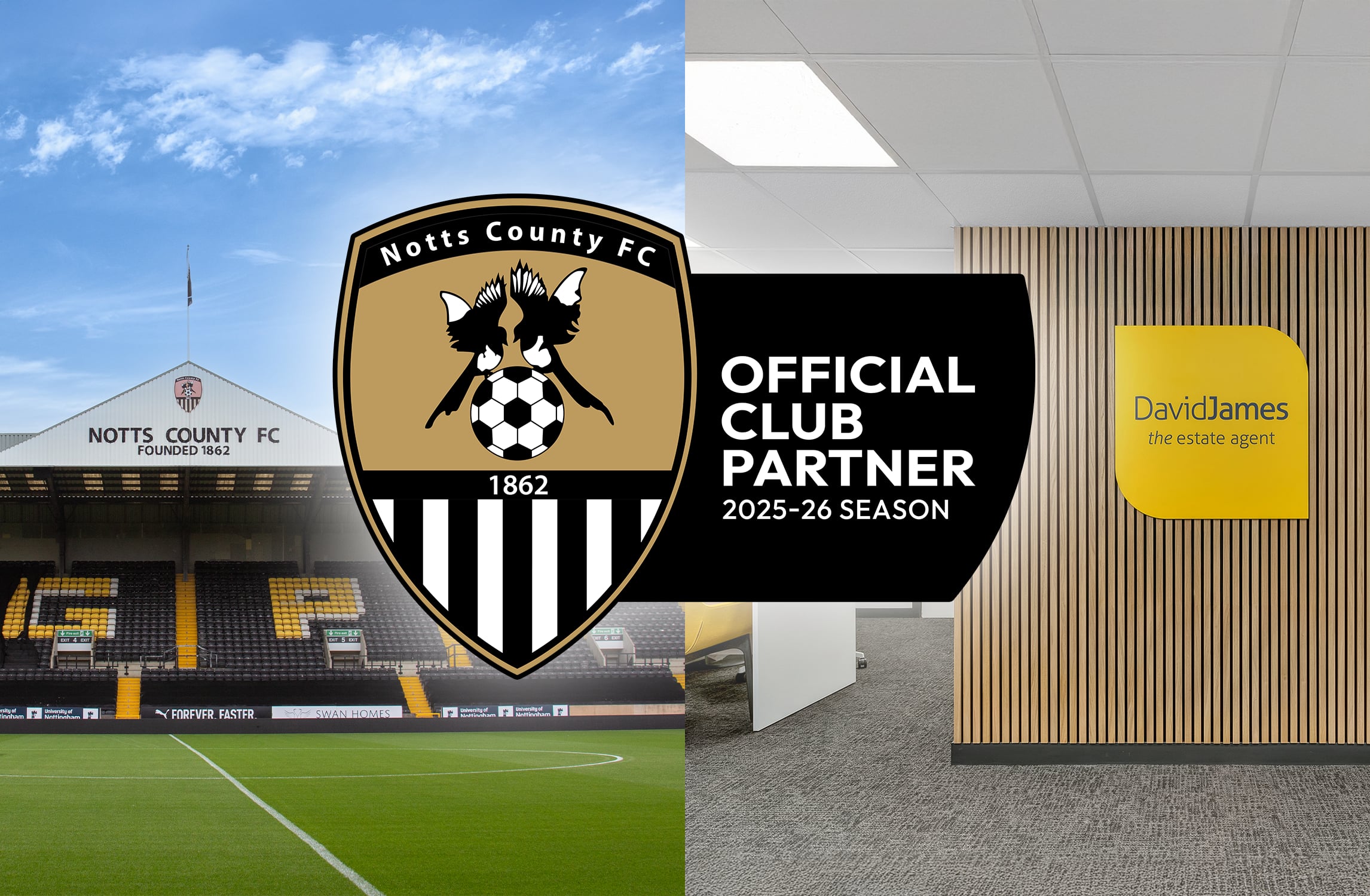 Notts County FC X David James - 2025/26 Sponsorship