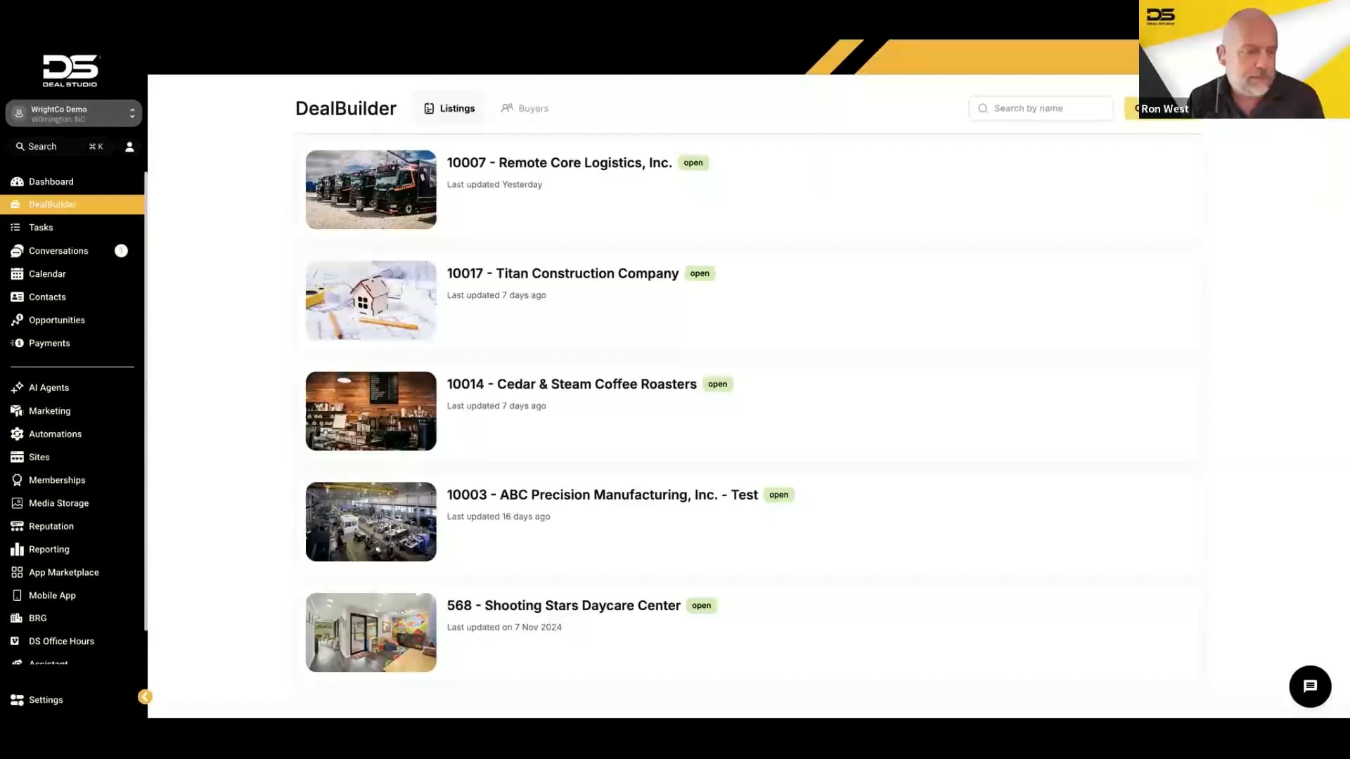 Deal Studio Live Demo Webinar - July 24, 2025