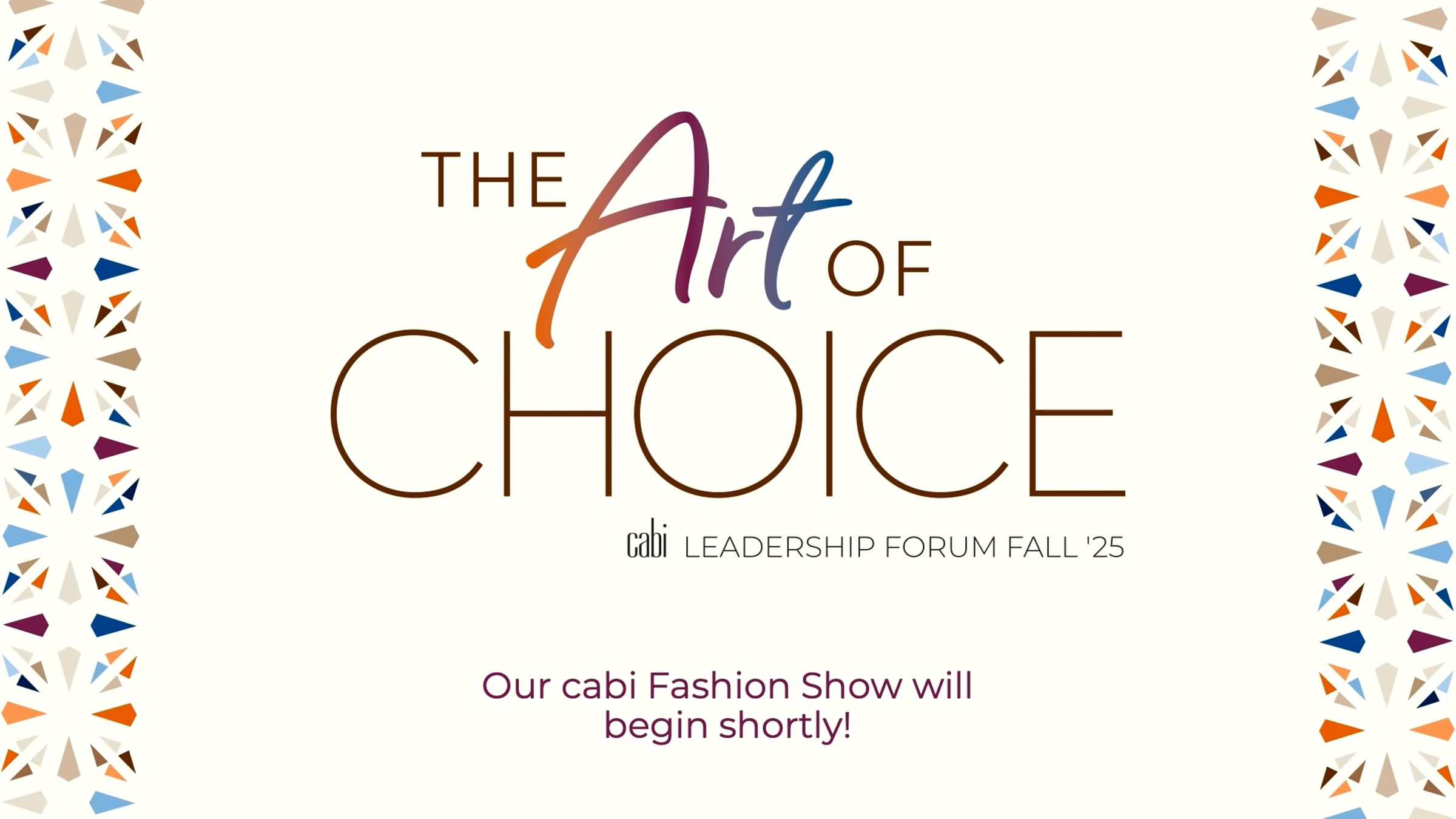 cabi Fall 2025 Fashion Show