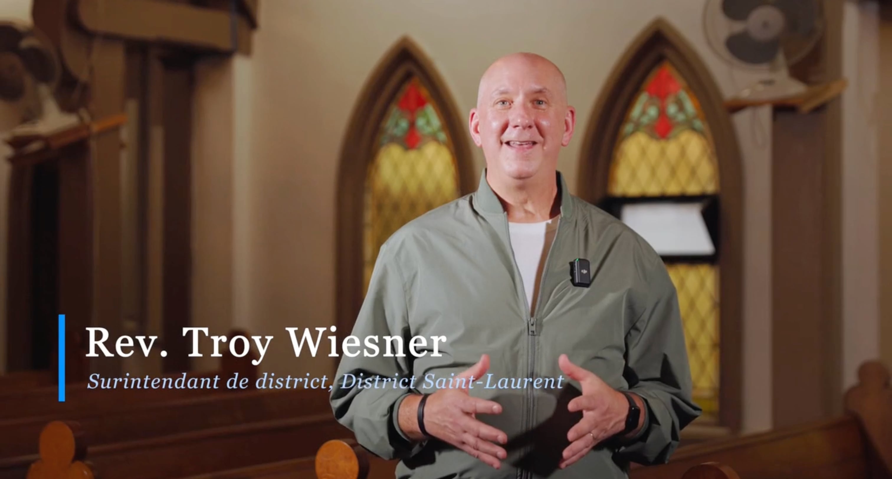 Un mot d’introduction de la part du nouveau surintendant, le Rév. Troy ...