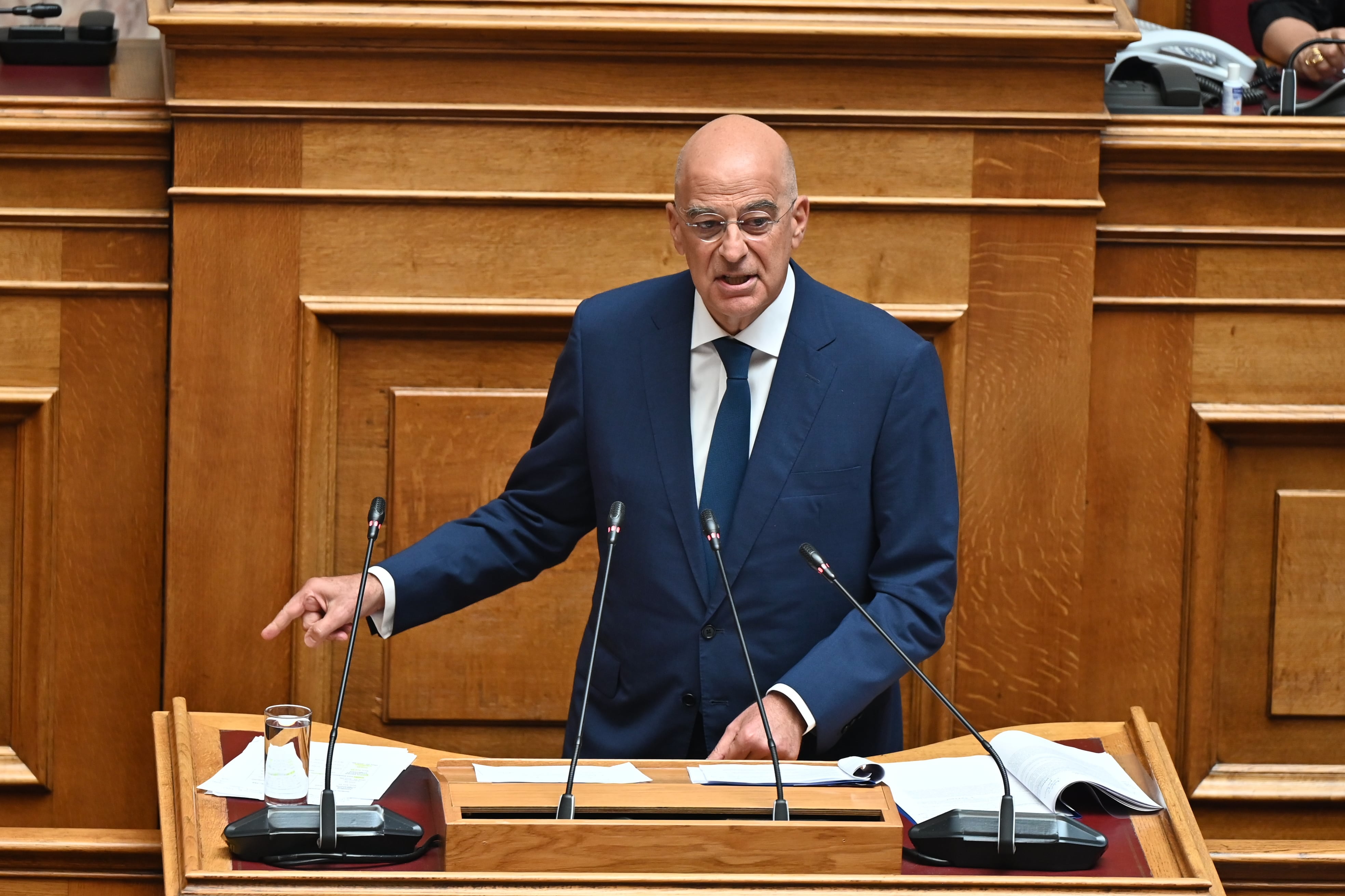 Ομιλία ΥΕΘΑ Ν. Δένδια στην Ολομέλεια της Βουλής επί του Σ/Ν για την ...