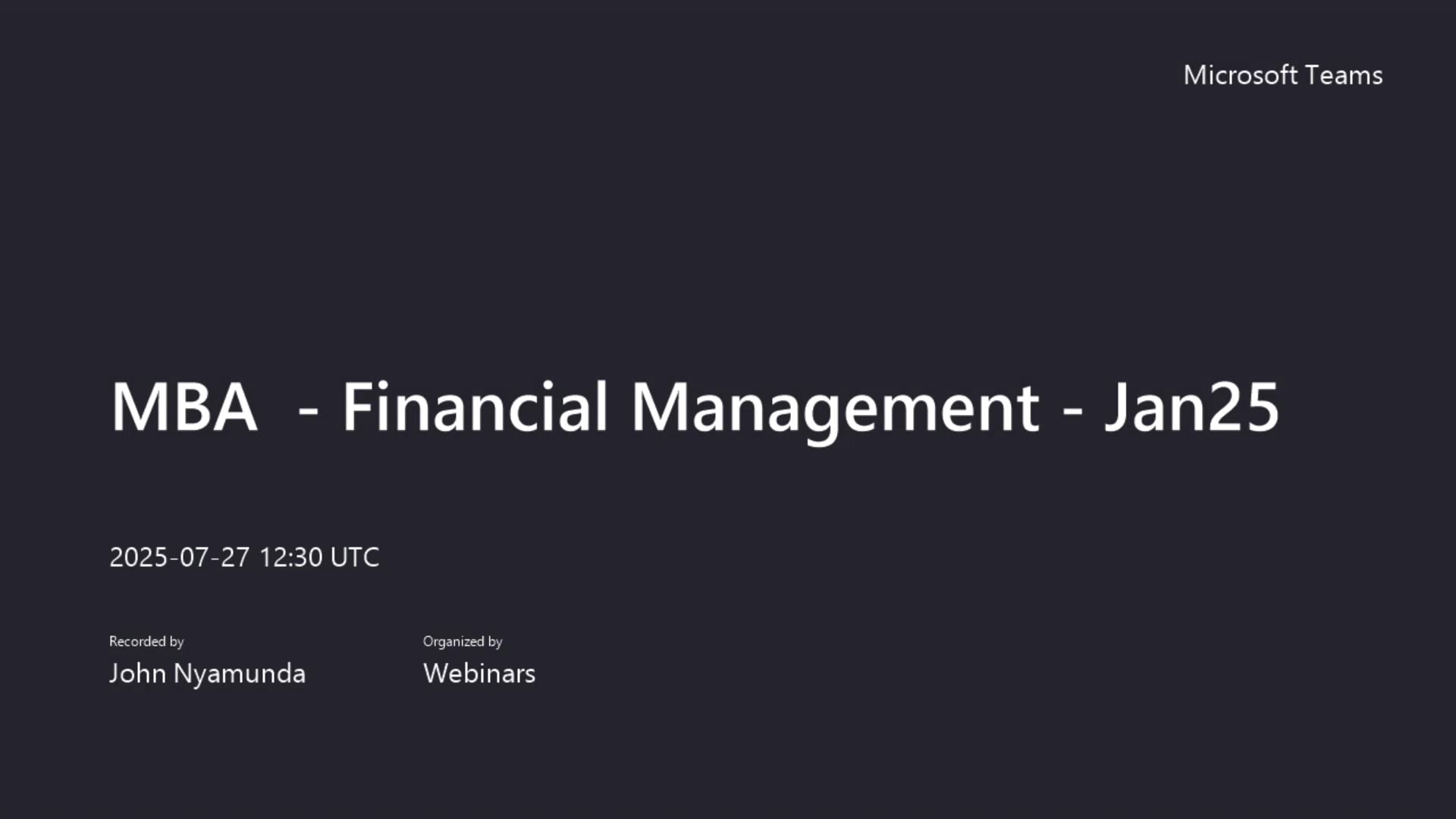 MBA - Financial Management - Jan25-20250727_143008-Meeting Recording