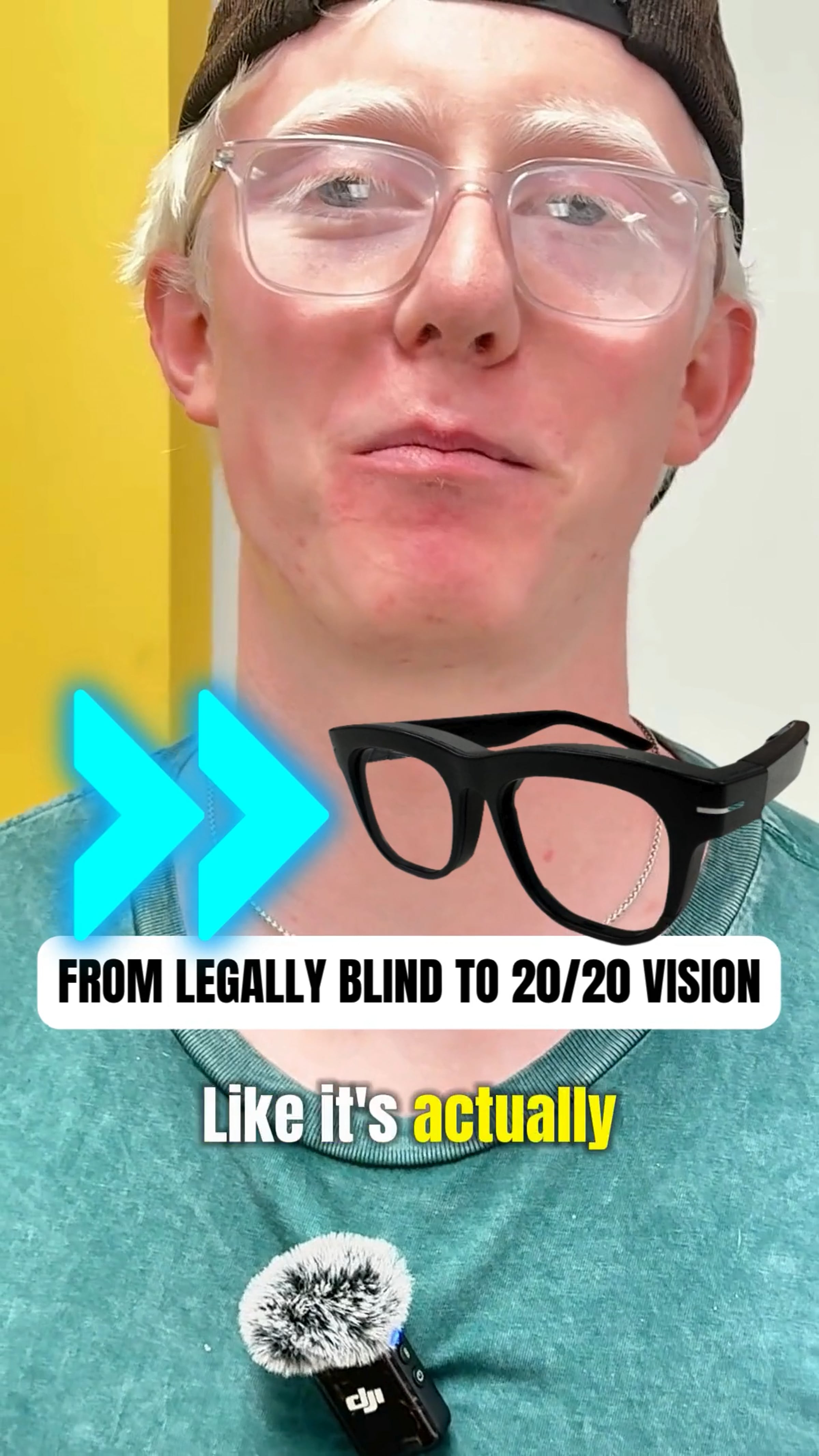 From Legally Blind to 20/20 Vision