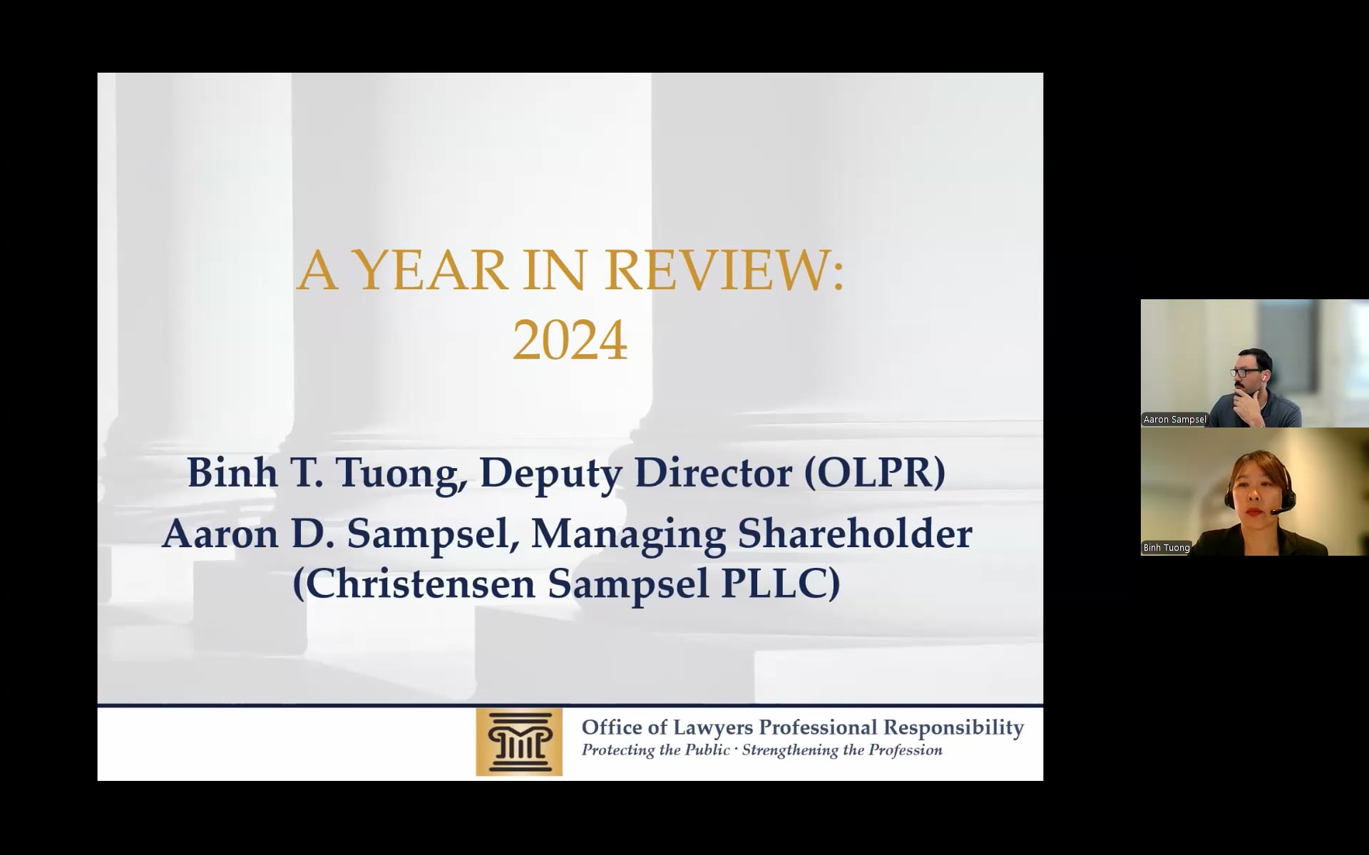A Year in Review: Update on Attorney Discipline Matters in 2024 ...