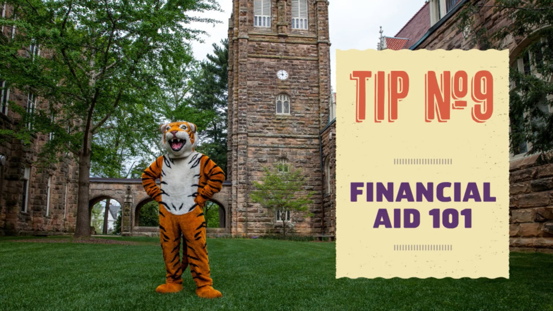 Tiger Tip #9: Financial Aid 101 | Videos & Movies on Vimeo