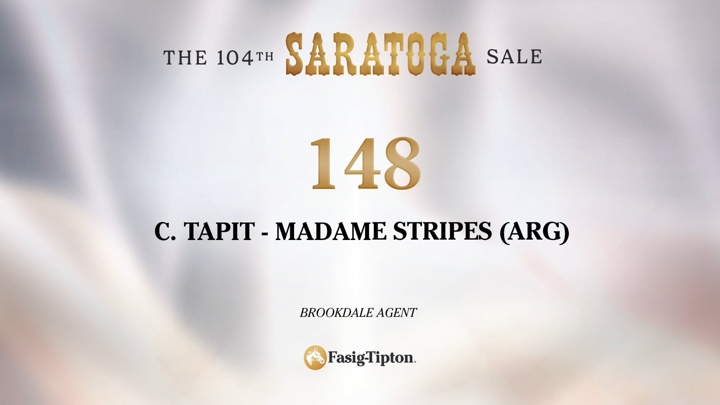 FTSAUG25, Hip 148, c. TAPIT - MADAME STRIPES (ARG) 24