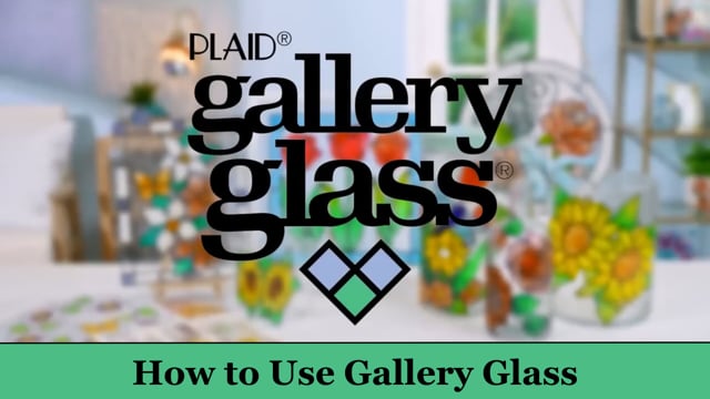 Gallery Glass 101: How to Use Gallery Glass Paint Expert-Led Craft ...