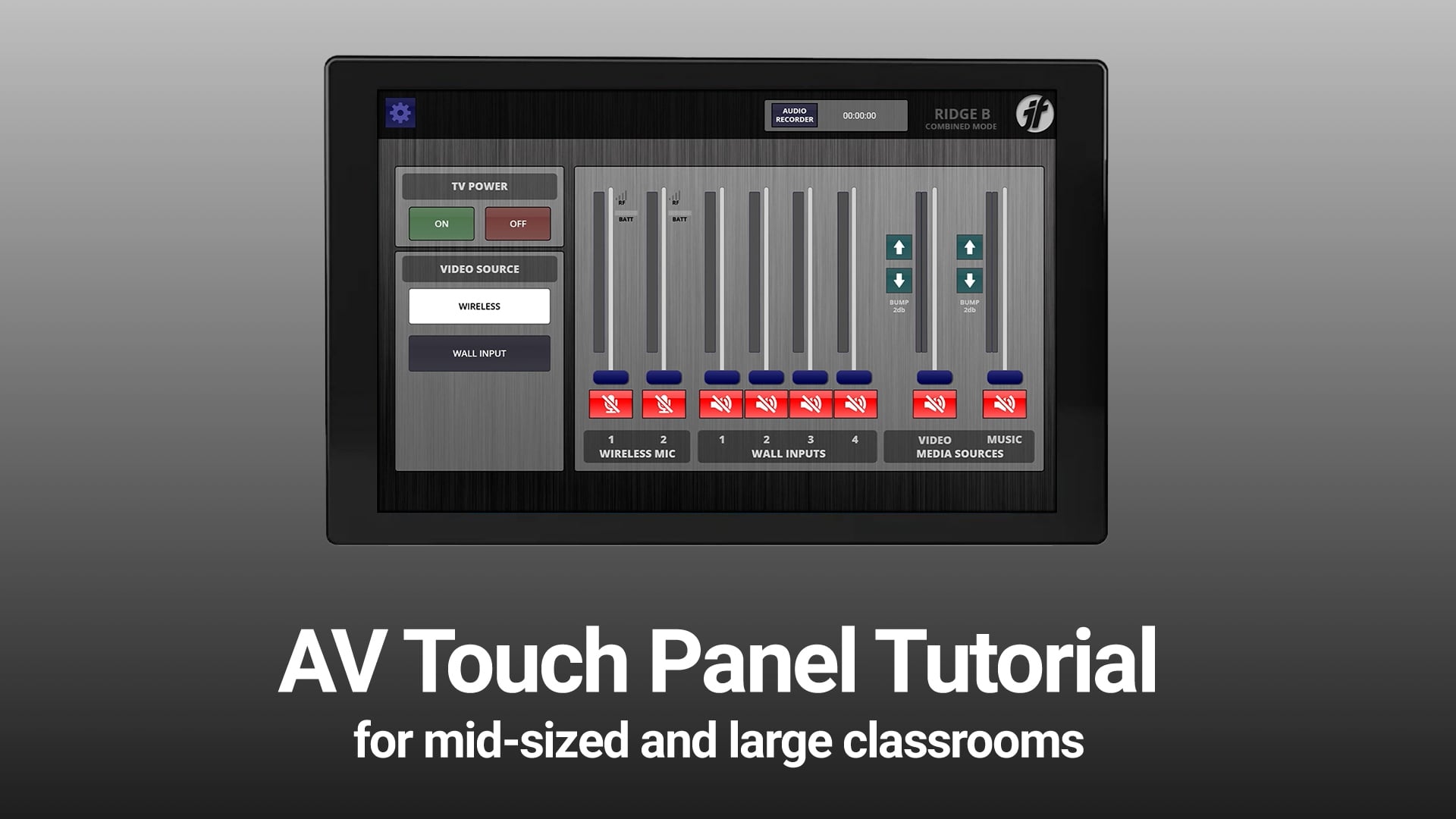 JF Classroom AV Tutorial