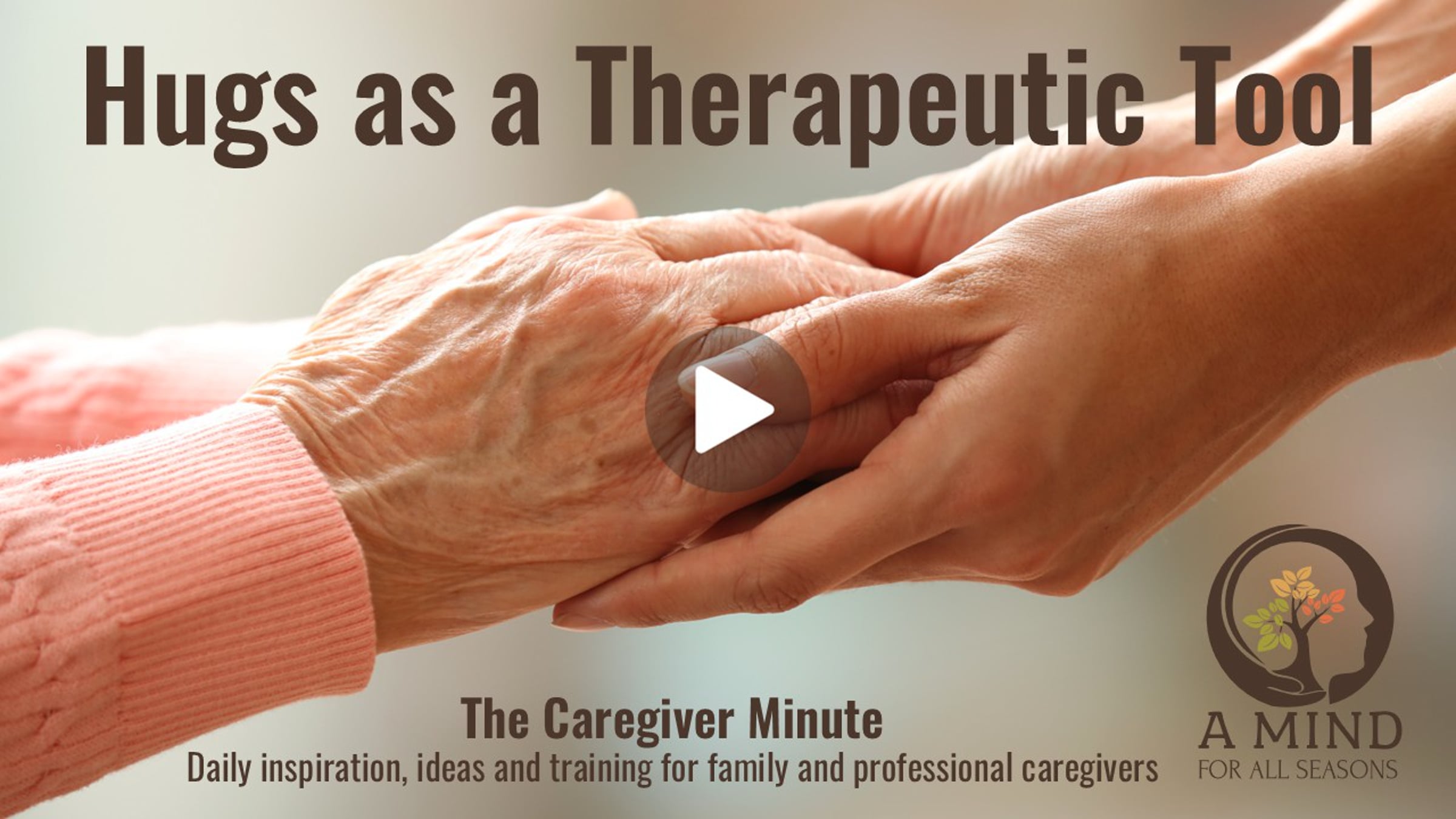 Hugs as a Therapeutic Tool