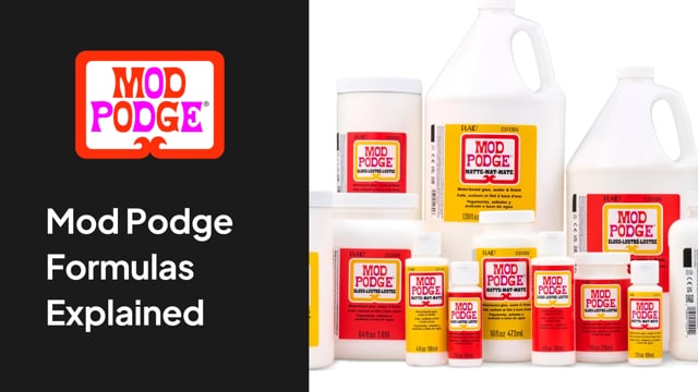 Mod Podge Formulas Explained Expert-Led Craft Tutorial On-Demand | Michaels