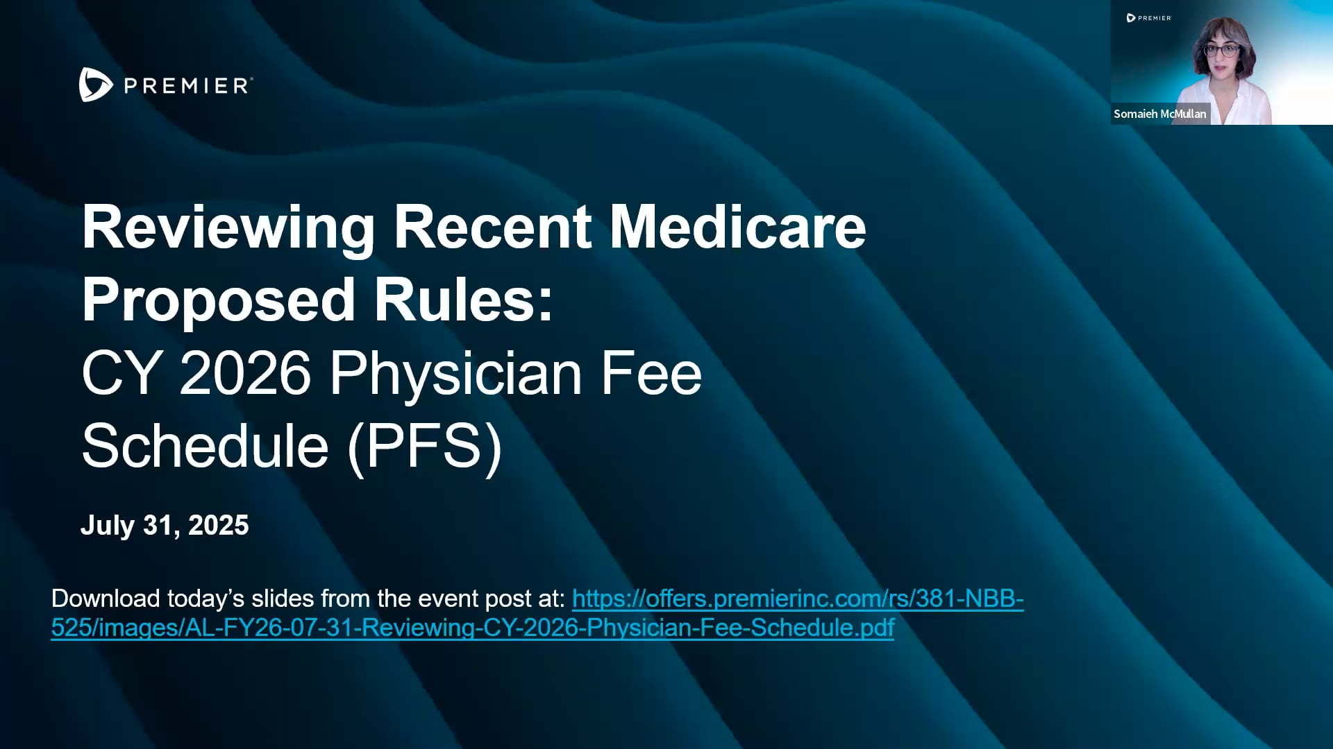 Advisor Live: Reviewing Recent CMS Proposed Rule: CY 2026 Physician Fee Schedule