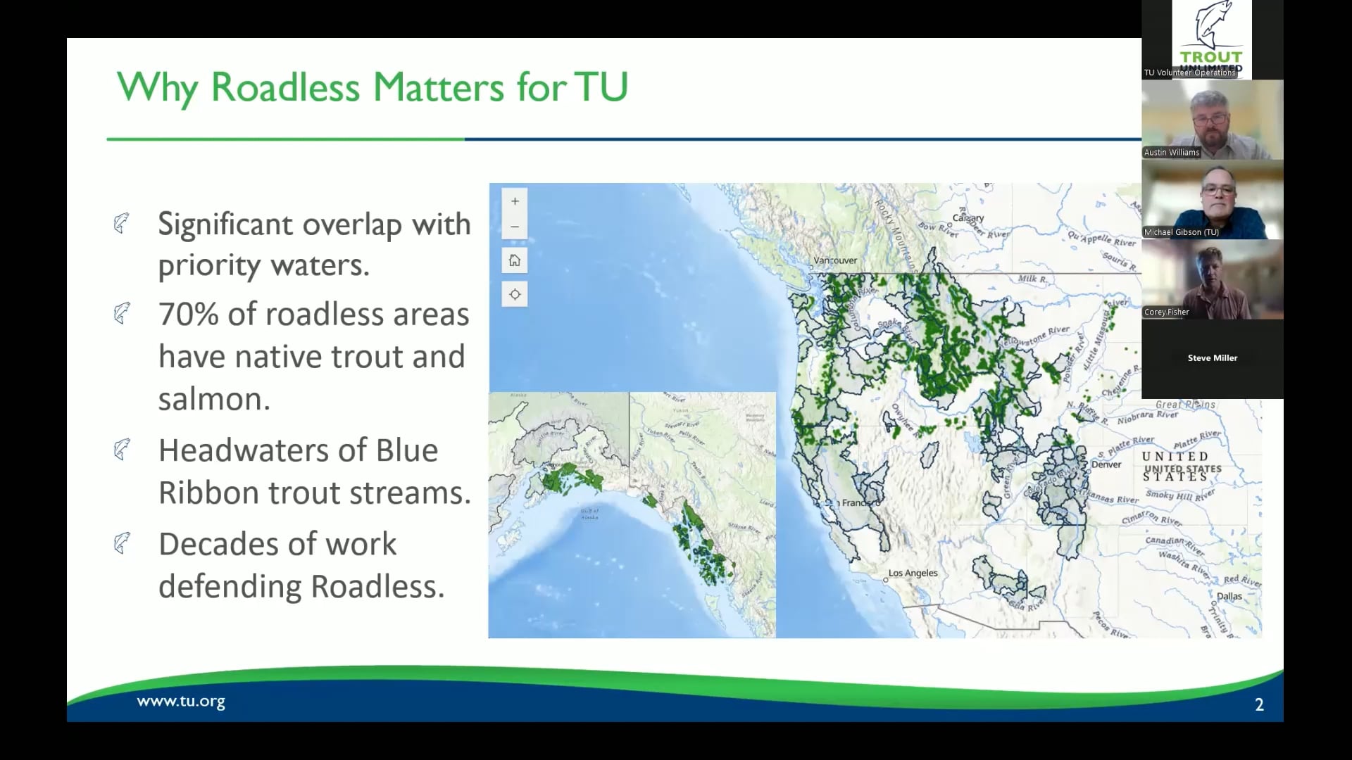 Roadless Rule Grassroots Leader Training