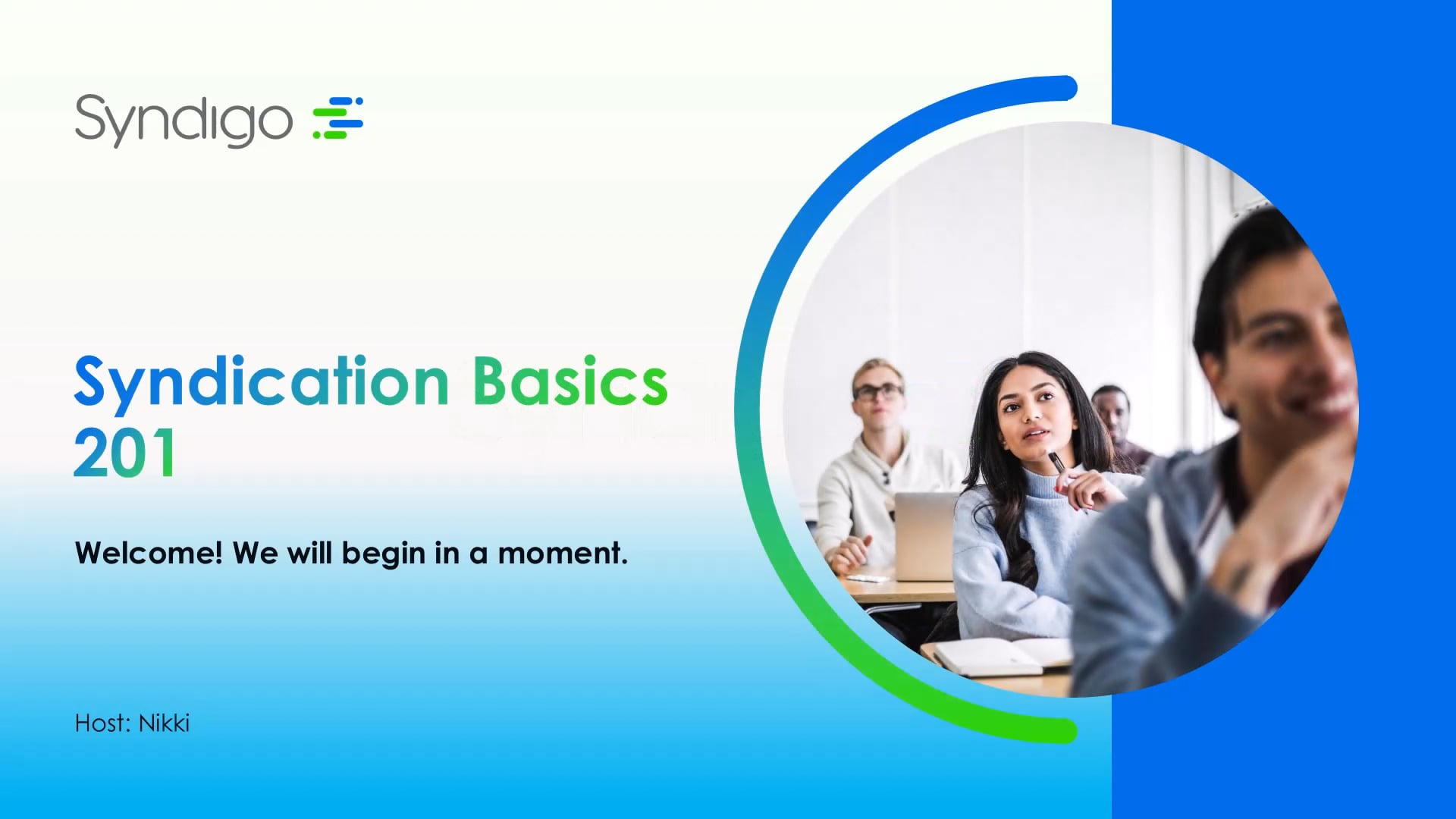 Syndication 201 Workshop | Videos & Movies on Vimeo