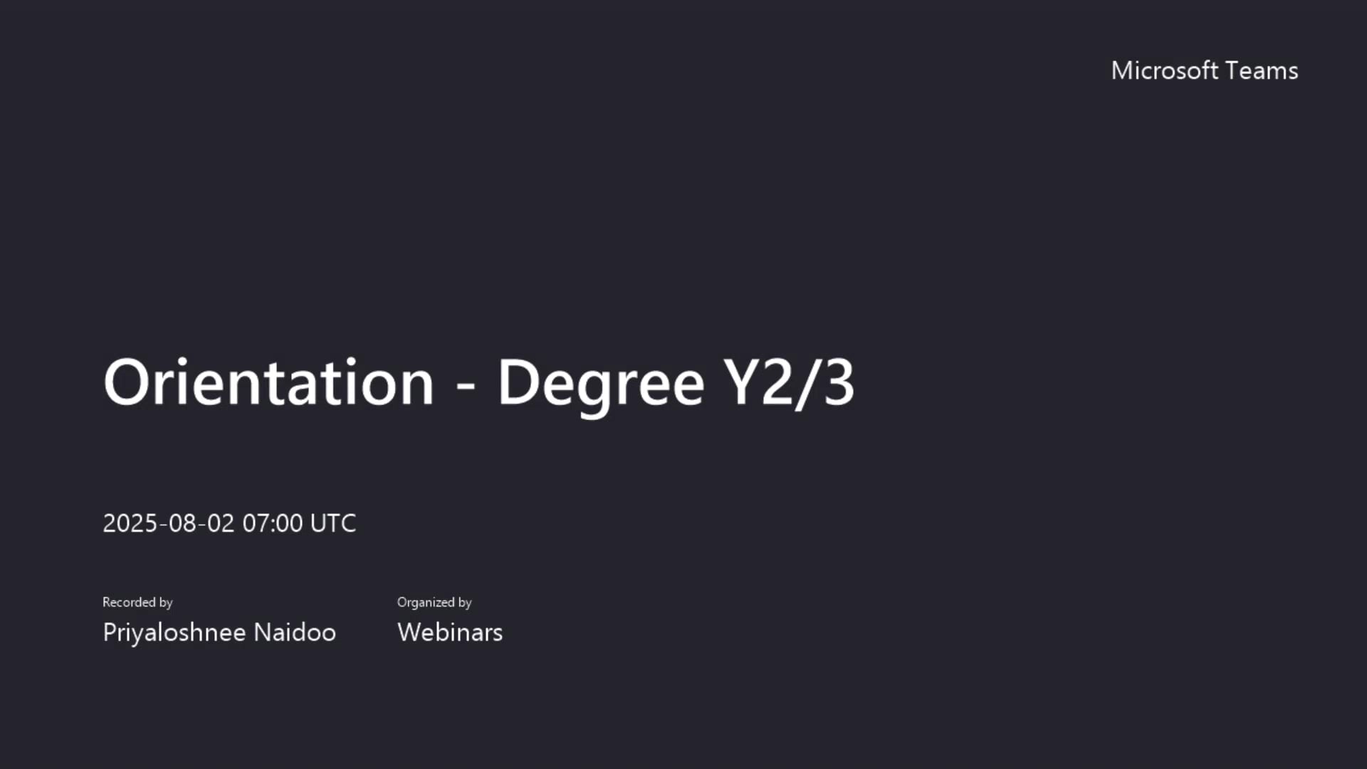 Orientation - Degree Y23-20250802_090014-Meeting Recording