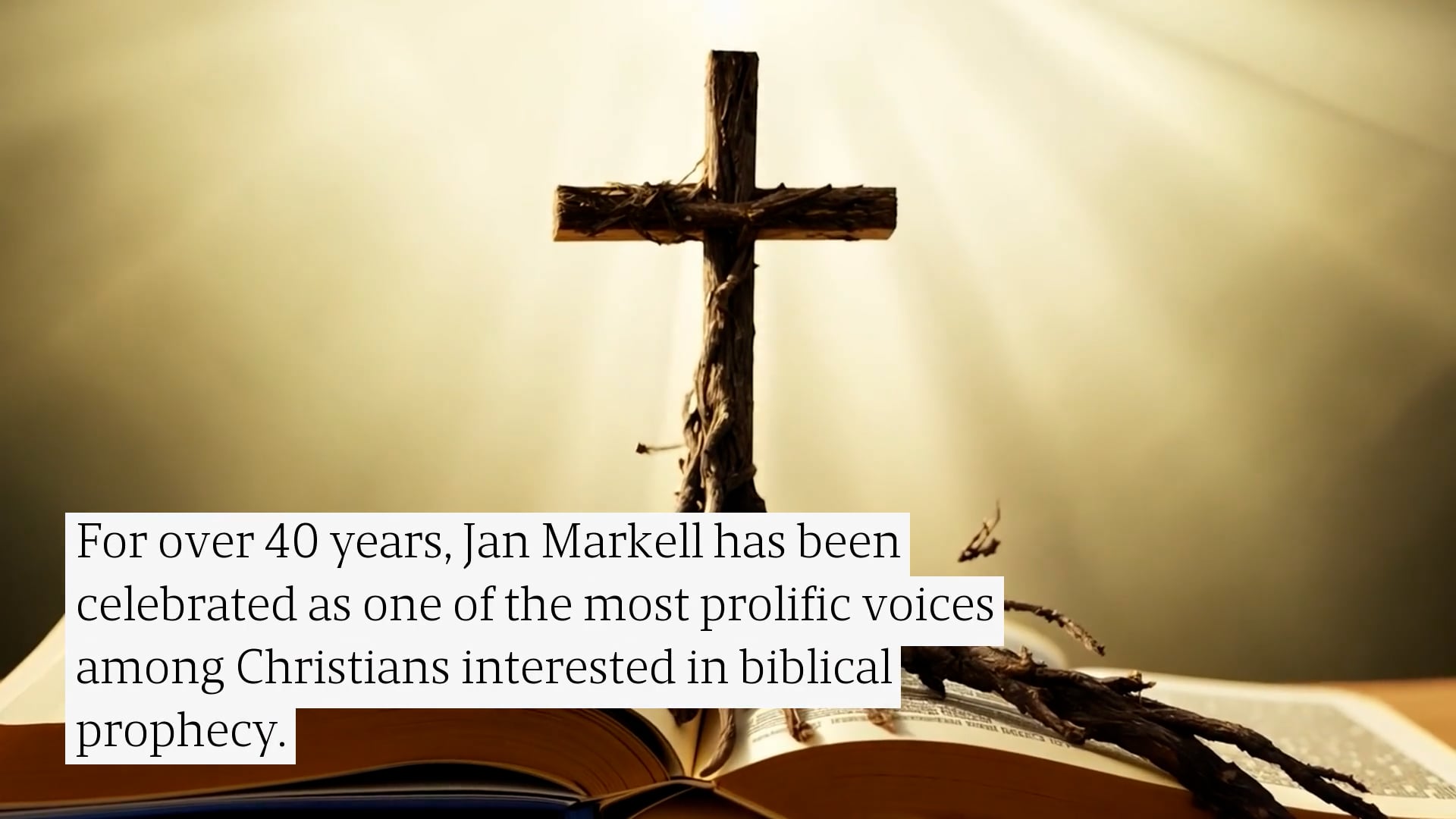 Jan Markell Departs From "Understanding The Times": A 40-Year Chapter ...