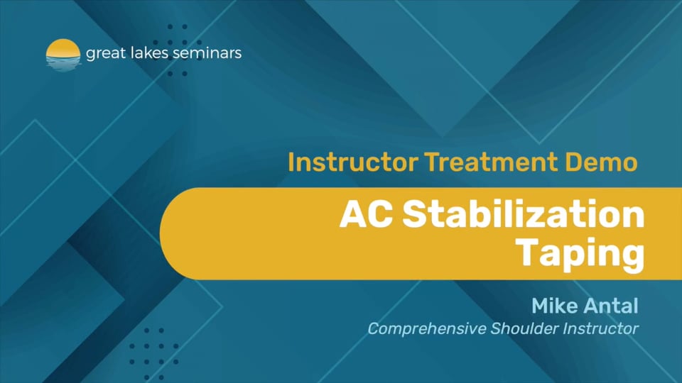 AC Stabilization Taping