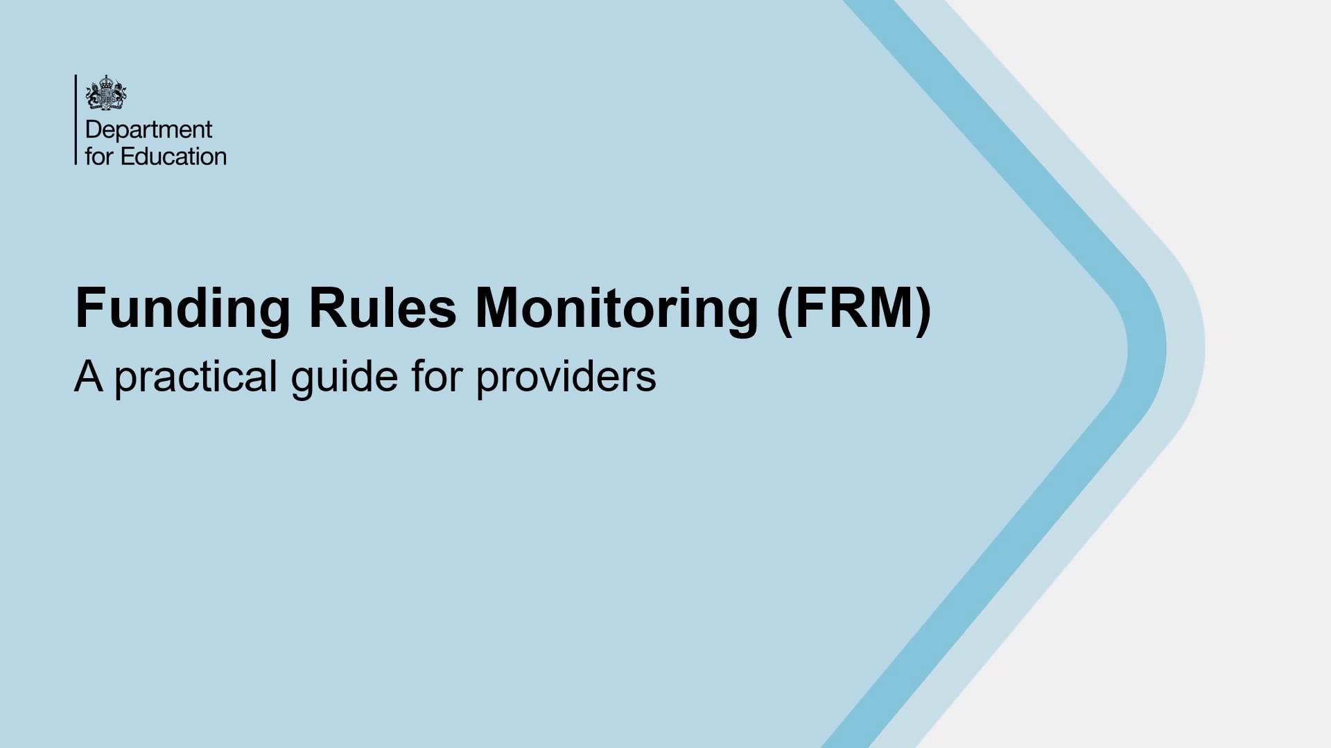 Funding Rules Monitoring