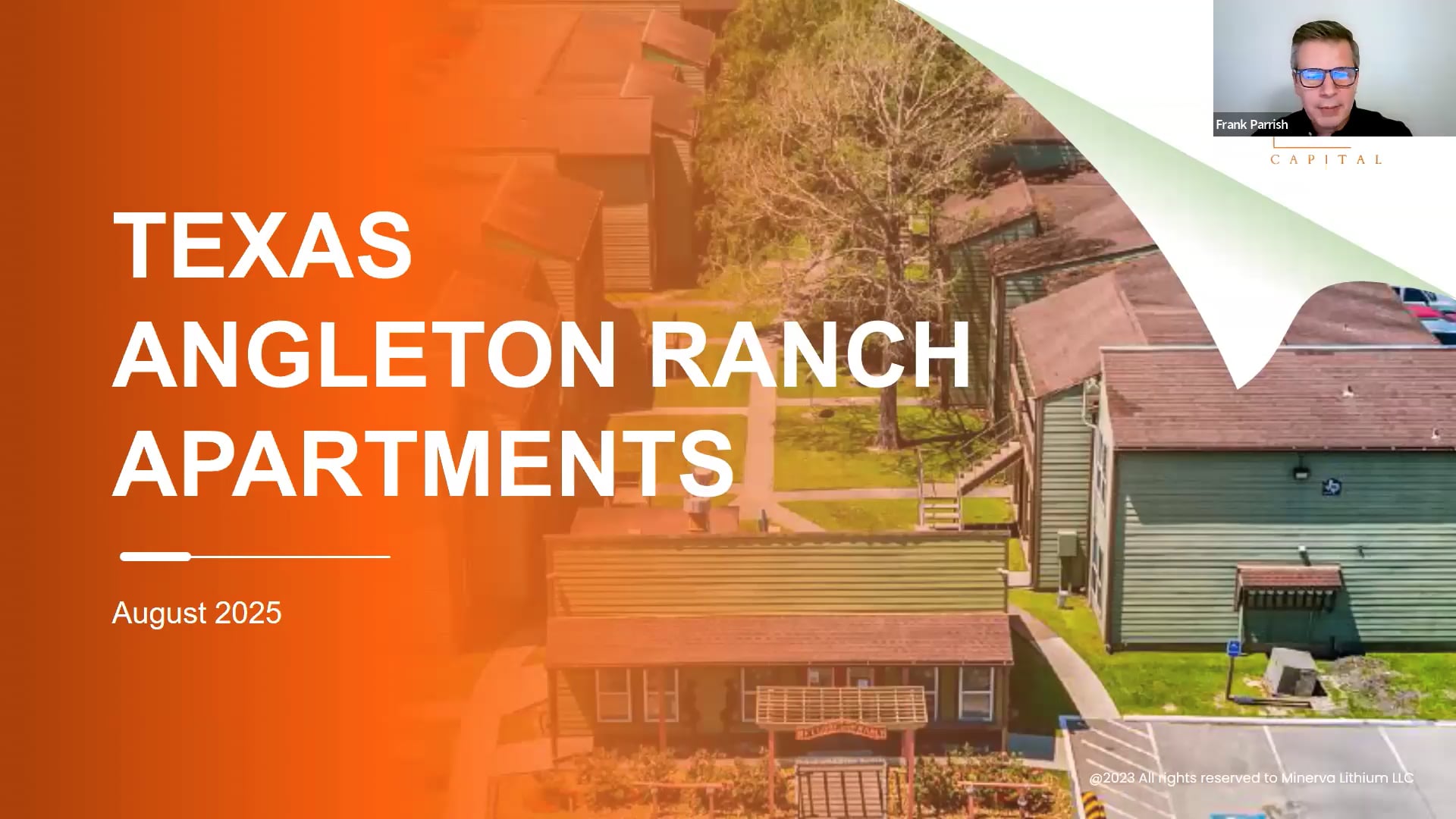 Texas Angleton Ranch Investor Webinar | Videos & Movies on Vimeo
