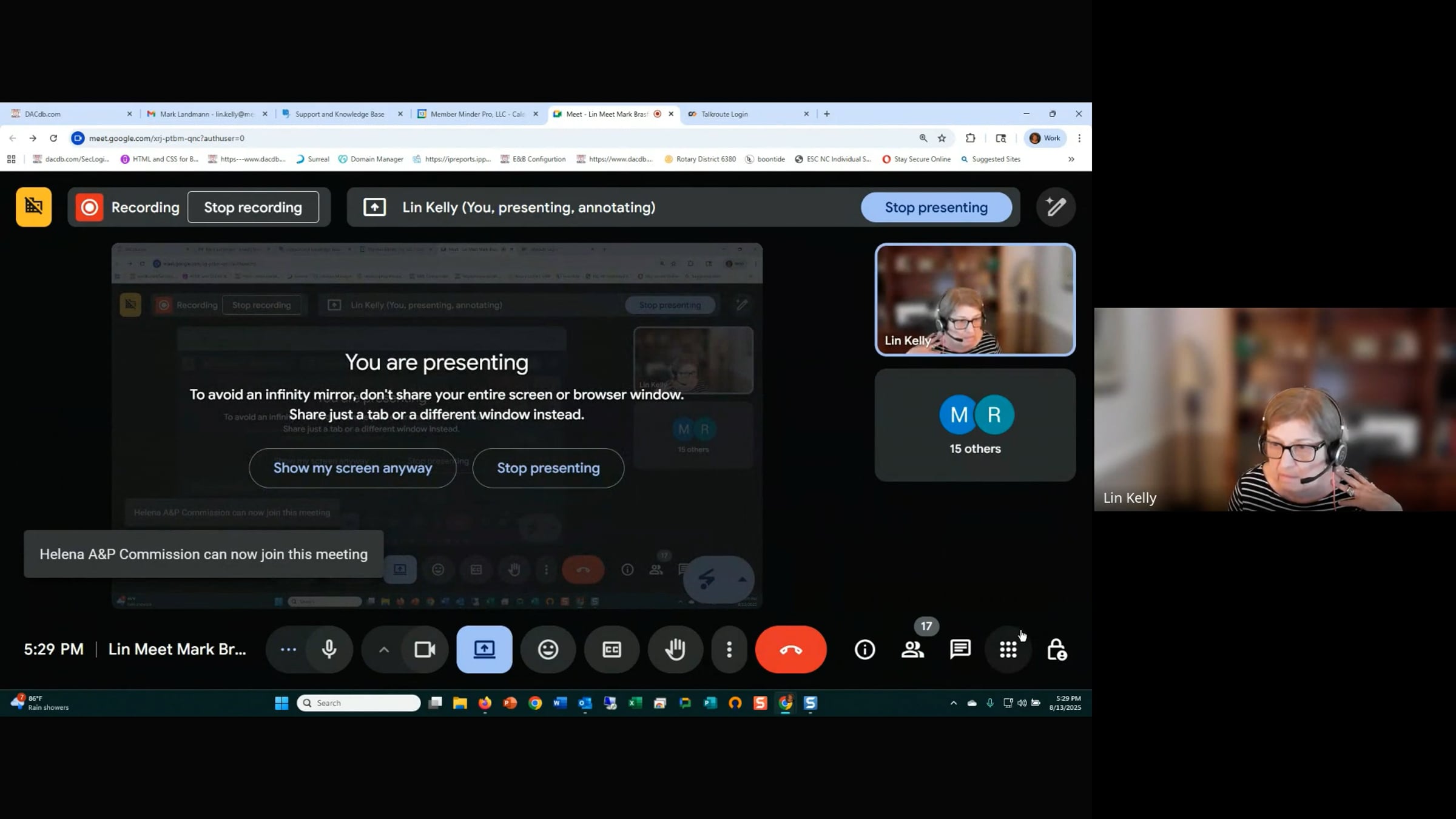 Lin Meet Mark Brasfield - Sherwood 6150 - 2025_08_13 17_20 EDT - Recording