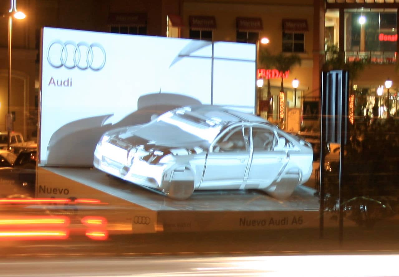 Audi A6 3D Mapping Installation on Vimeo