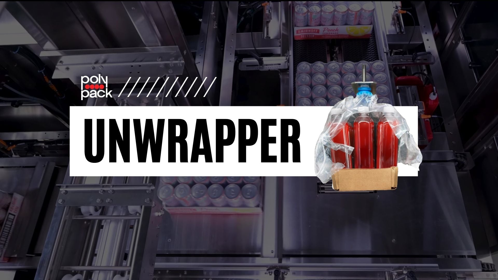 Unwrapper Polypack : retrait automatique du film rétractable des ...