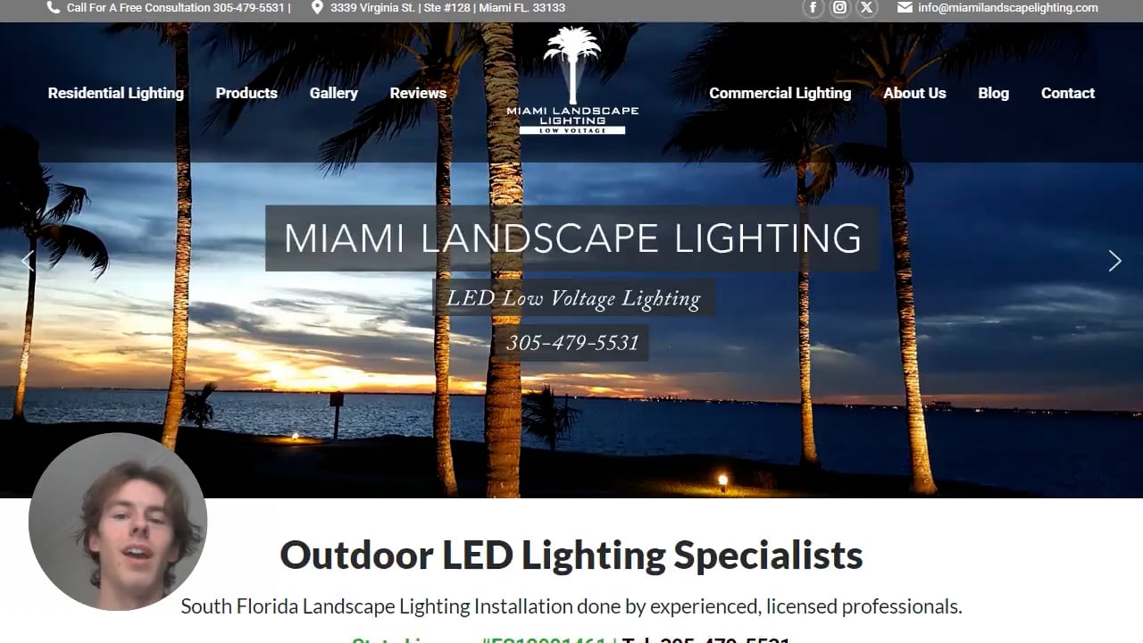 Miami Landscape Lighting Inc.'s Video