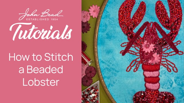 How to Stitch a Beaded Lobster Expert-Led Craft Tutorial On-Demand ...