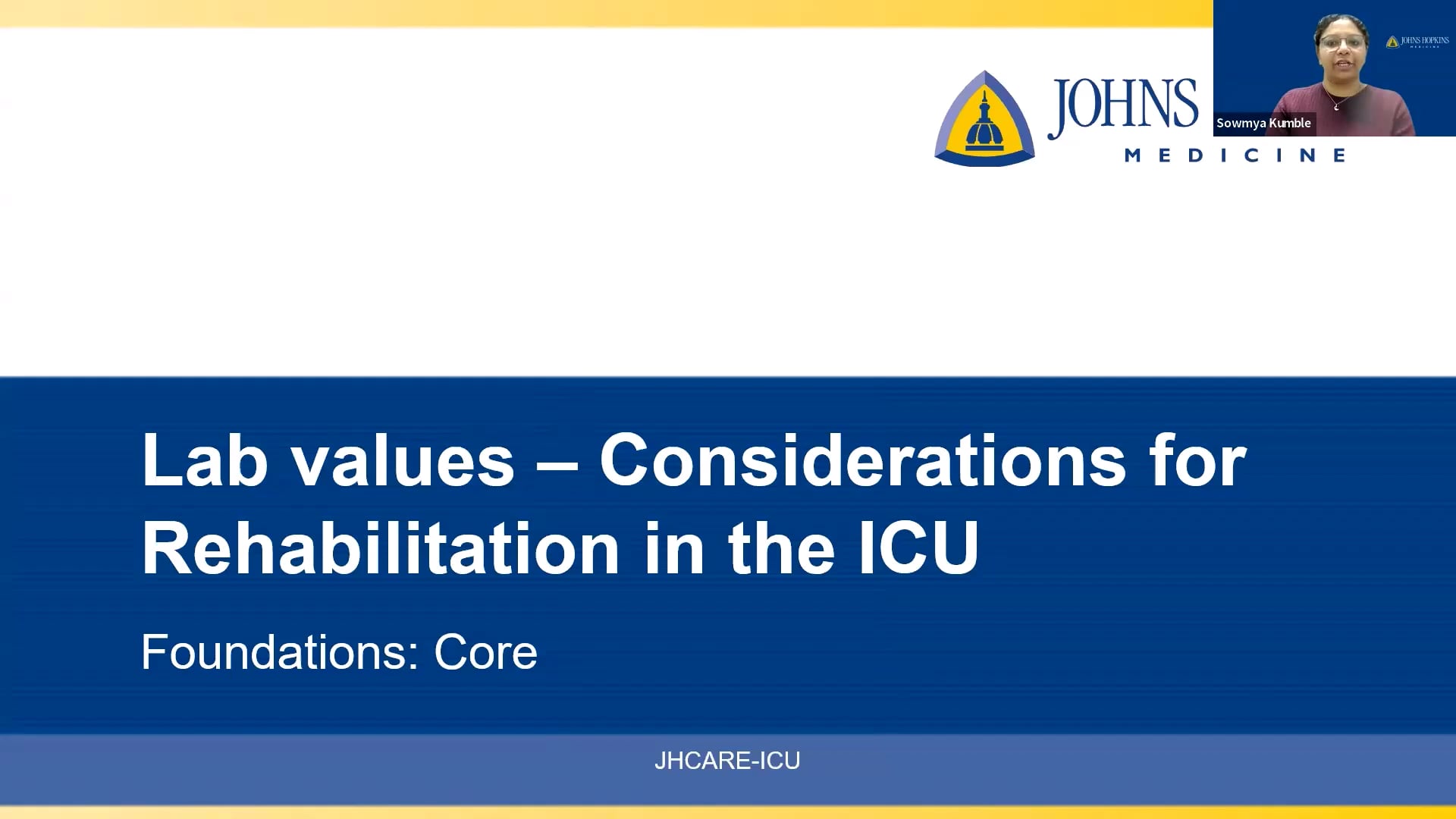 Lab Values Considerations for Rehabilitation in the ICU