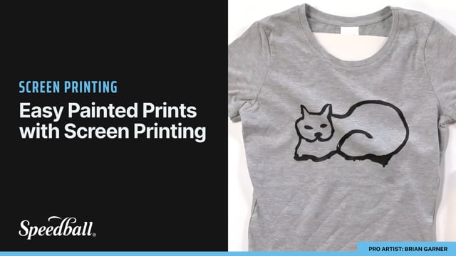 Easy Painted Prints with Screen Printing Expert-Led Craft Tutorial On ...