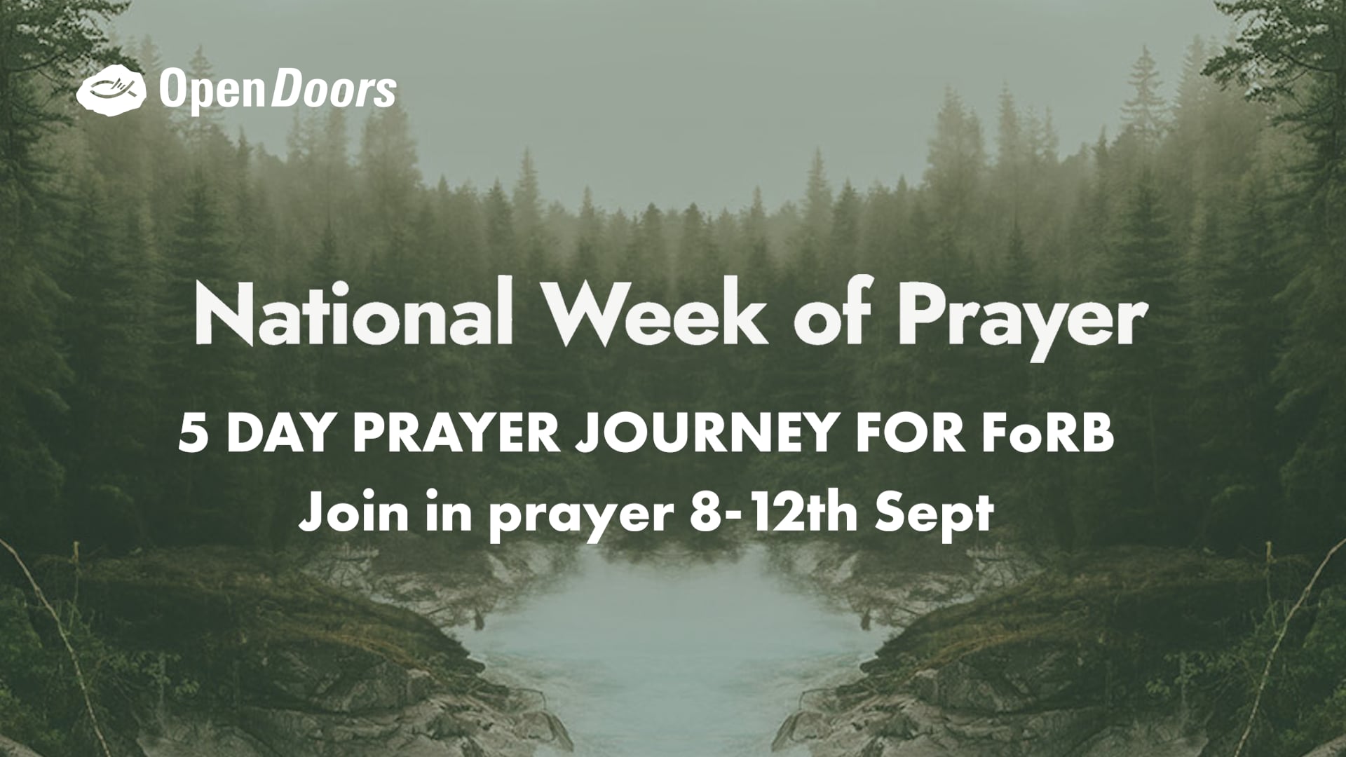 National Week of Prayer (8th-12th Sept) - Pray with us for FoRB
