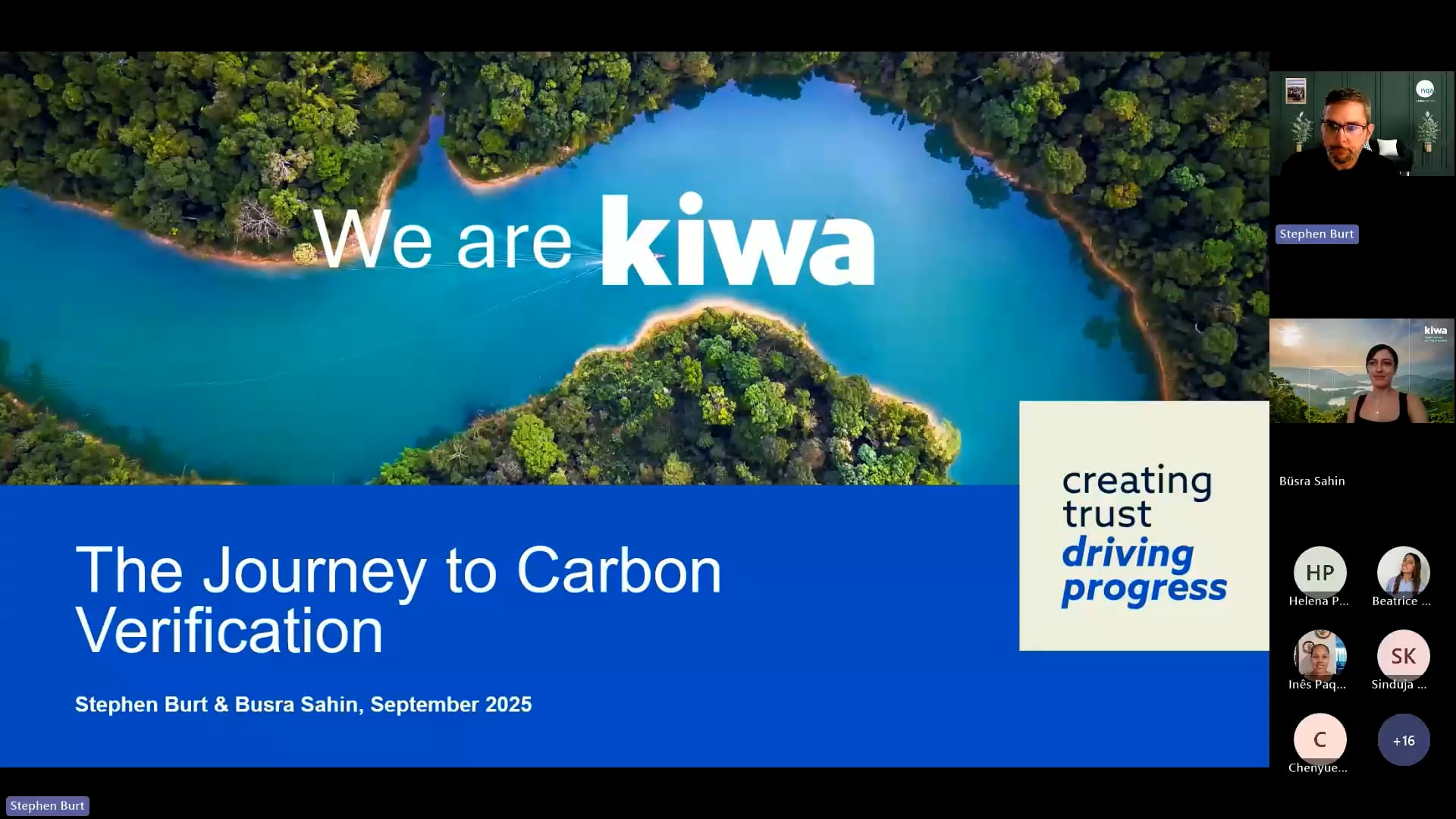 Webinar Journey to Carbon Verification - Part 1 Carbon Quantification ...