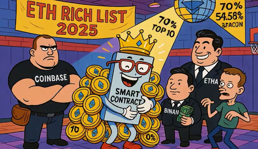 ETH Rich List 2025: Who Holds the Most?