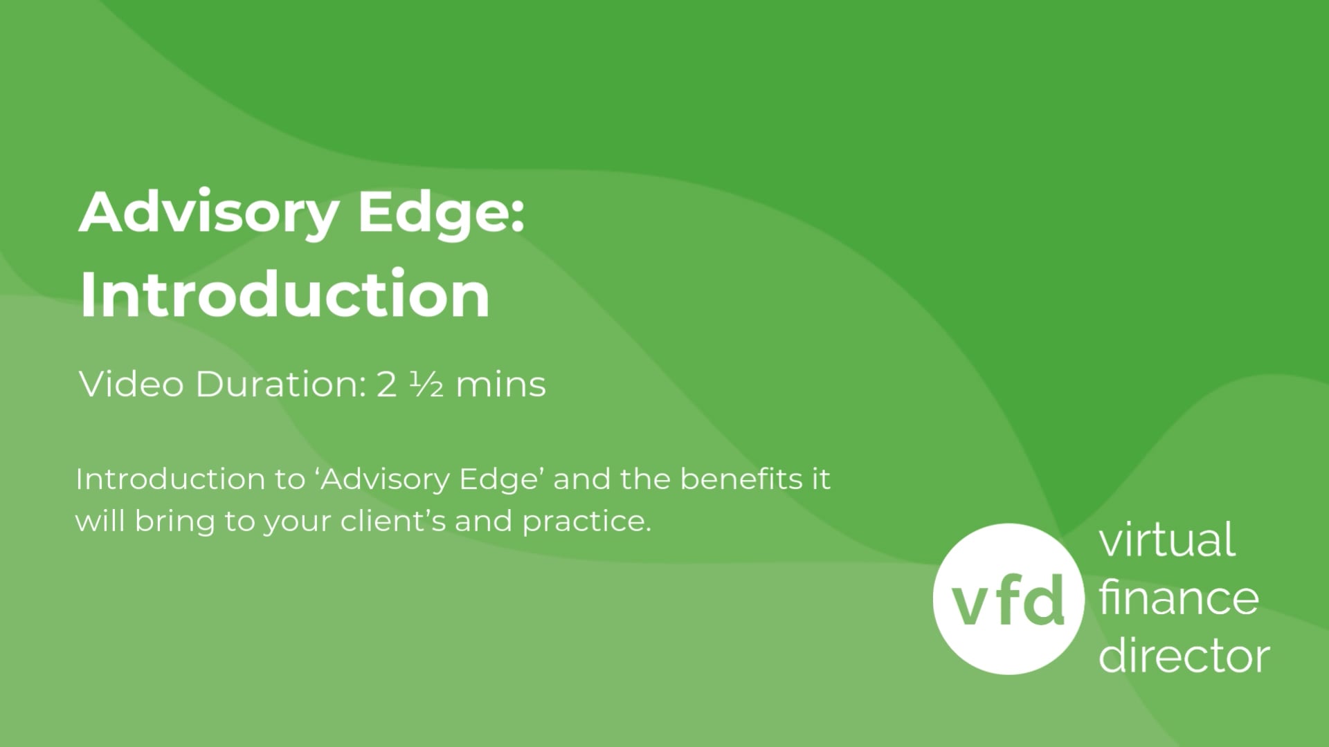 Advisory Edge Introduction