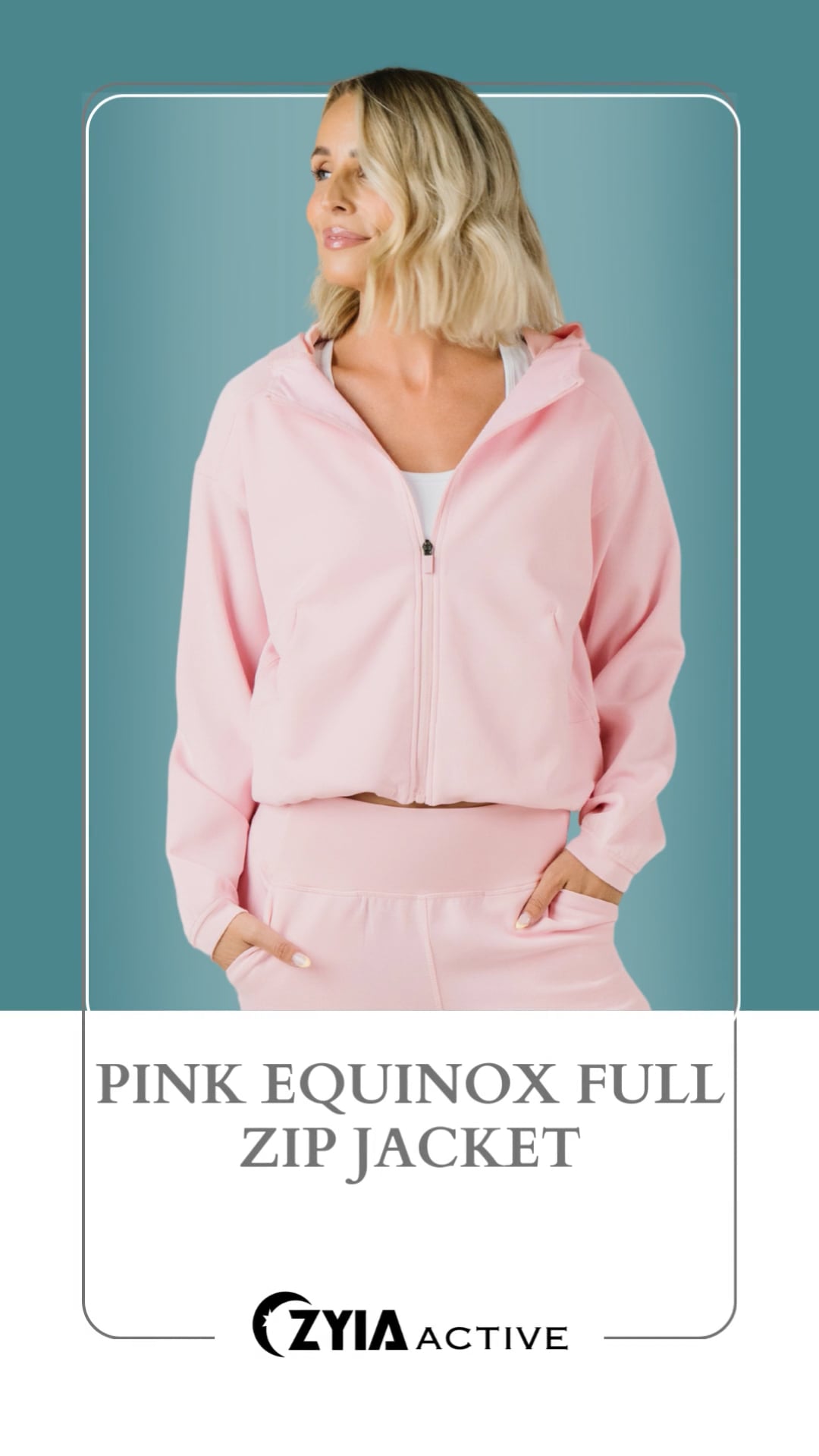Pink Equinox Full Zip Jacket #4736