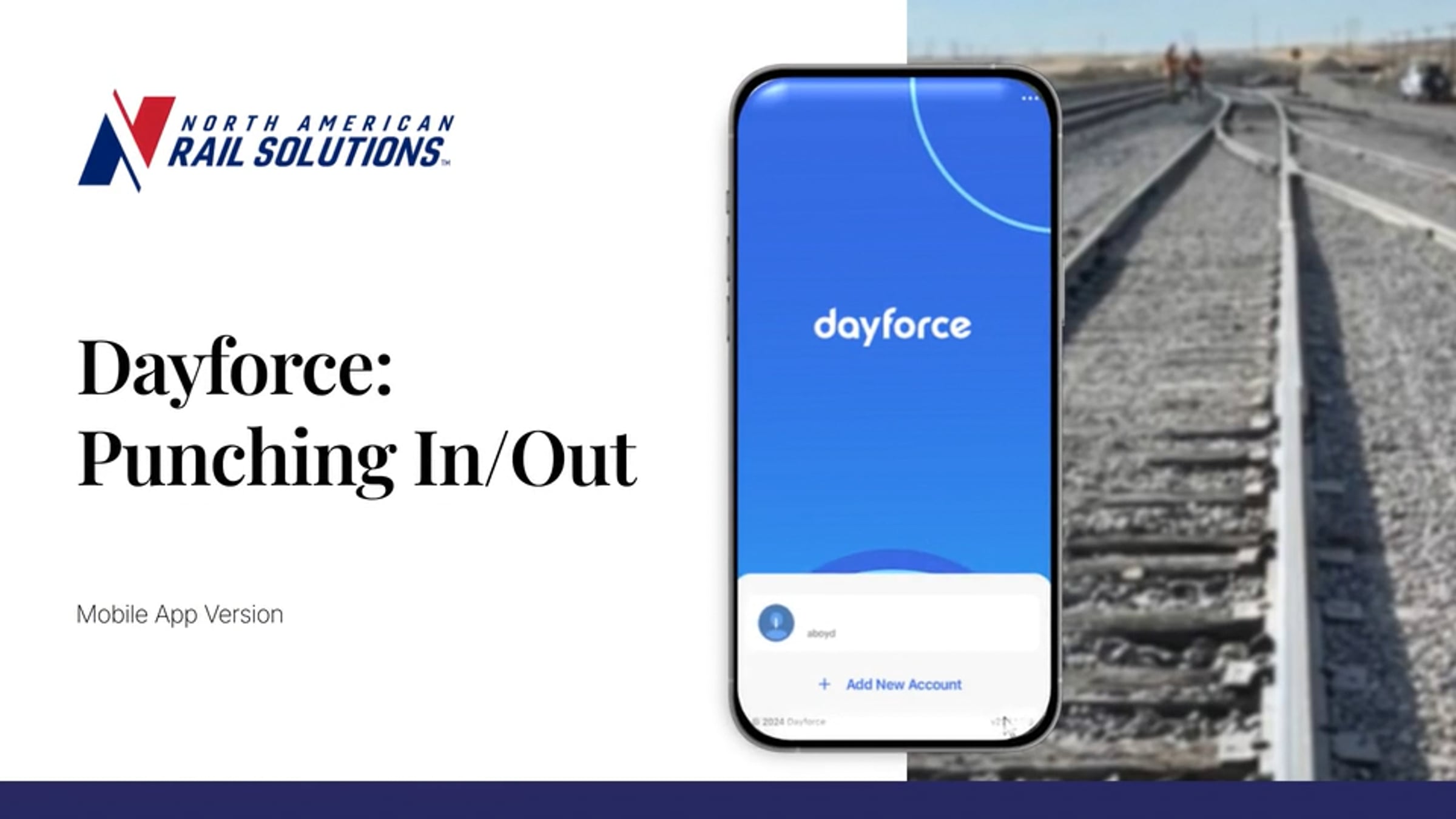 Dayforce App: Punching In and Out - ENGLISH