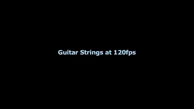 Guitar String Slow Motion on Vimeo